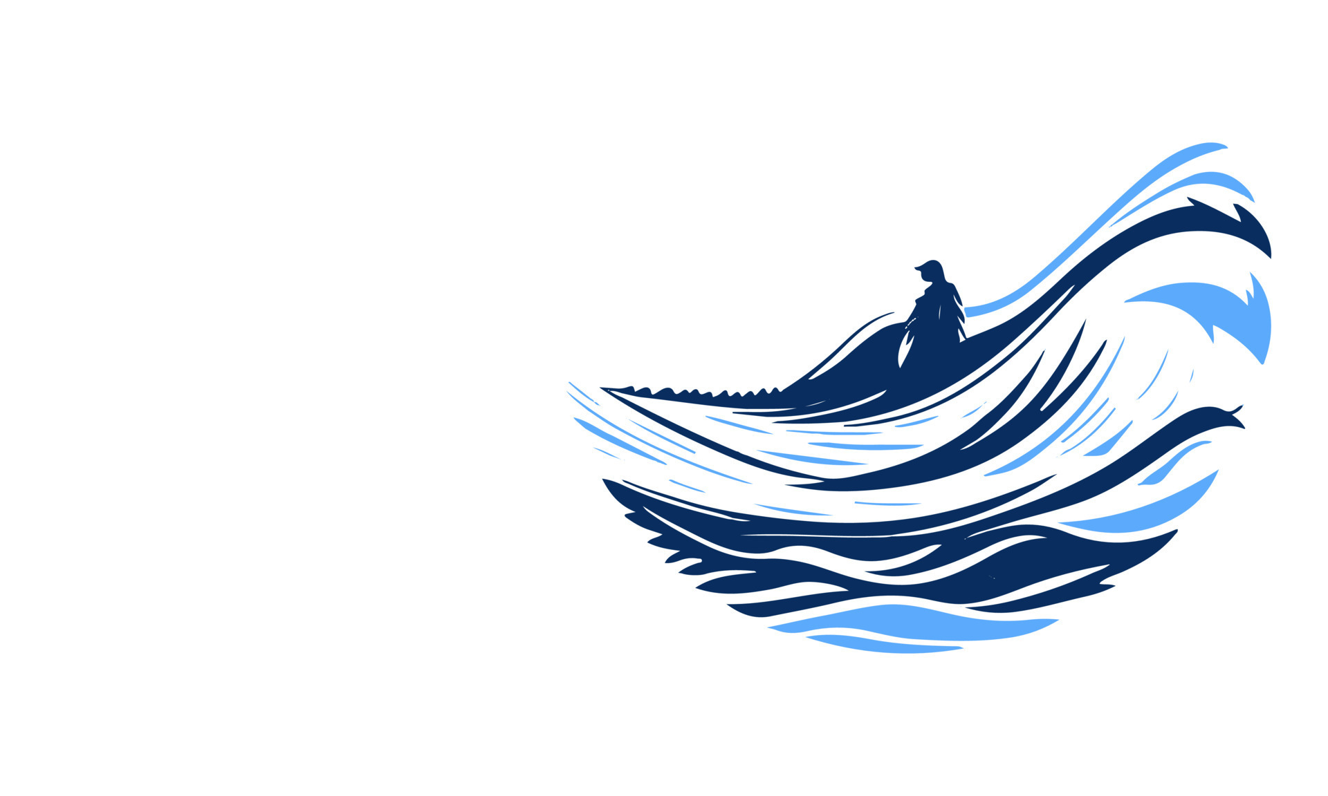 Vector World Oceans Day Background With Sailor And Wave Illustration
