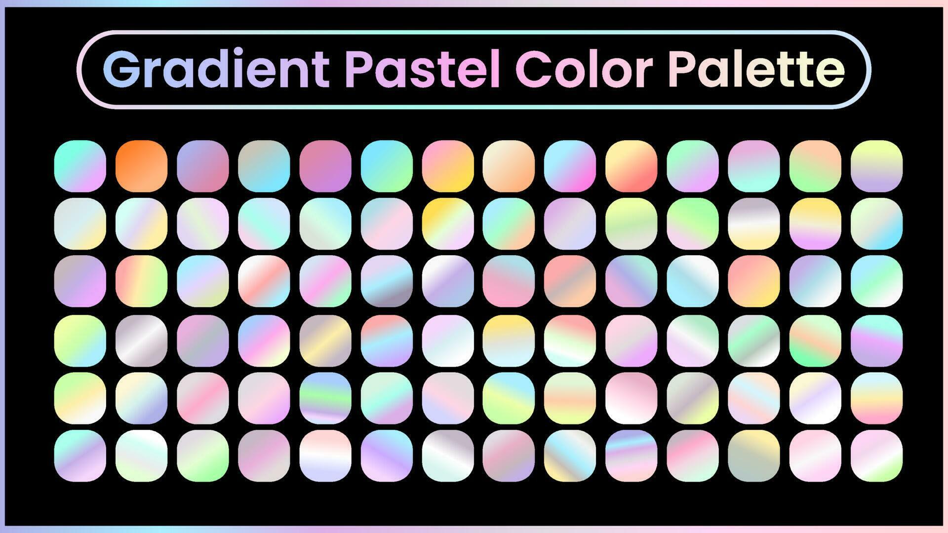 gradient pastel colorful palette. vector 23287385 Vector Art at Vecteezy
