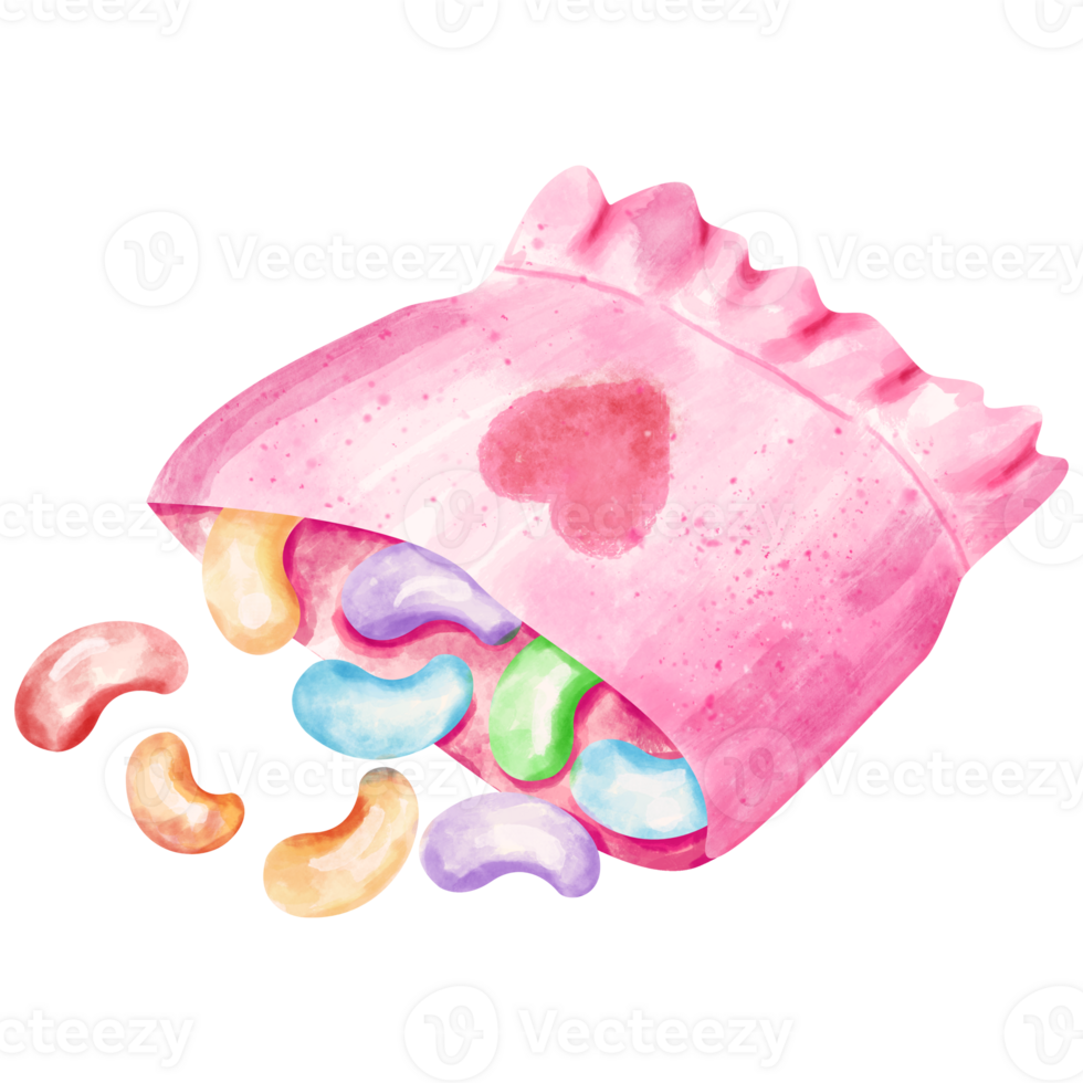 watercolor candy clip art 23297342 PNG