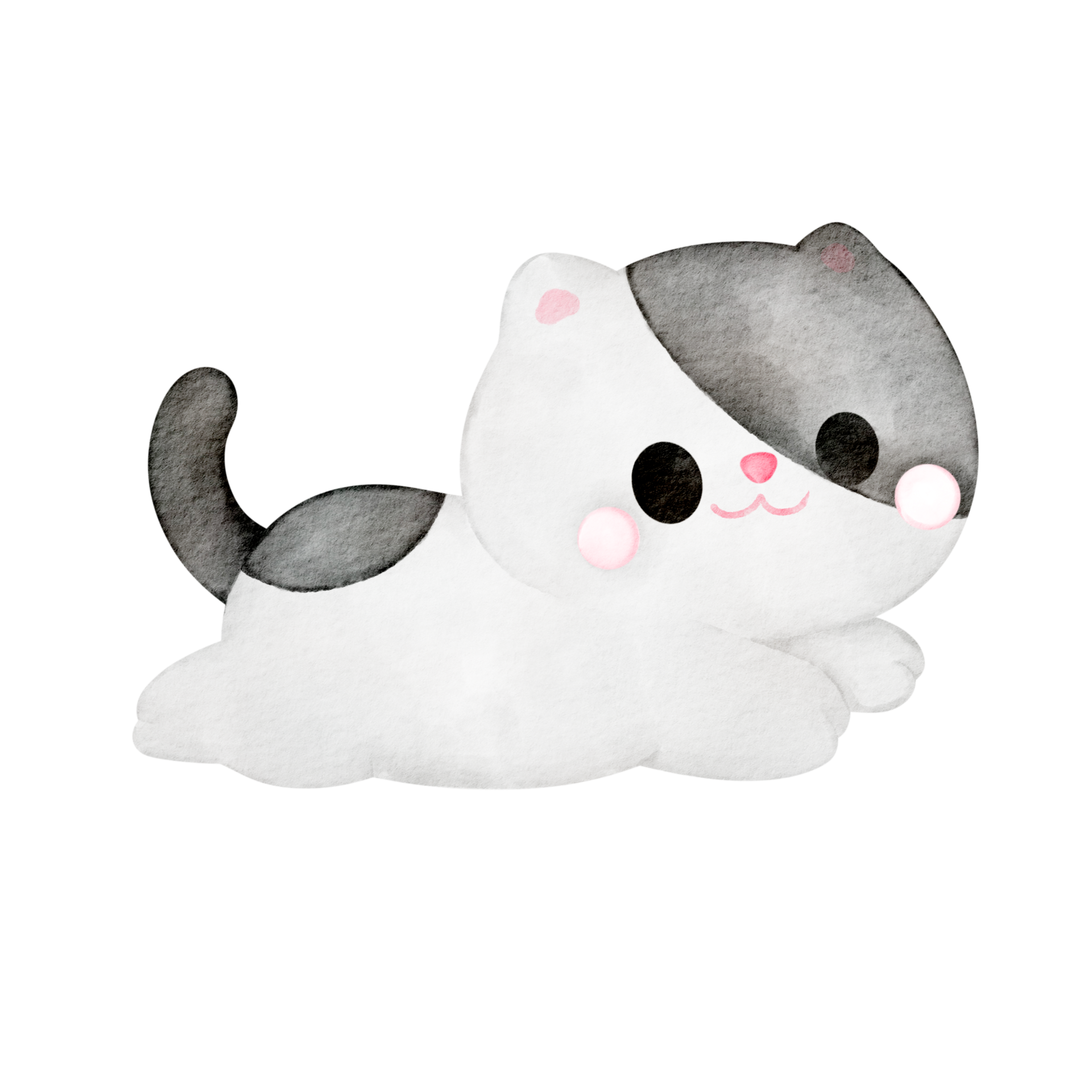 Cute Cat Watercolor 23297427 Png