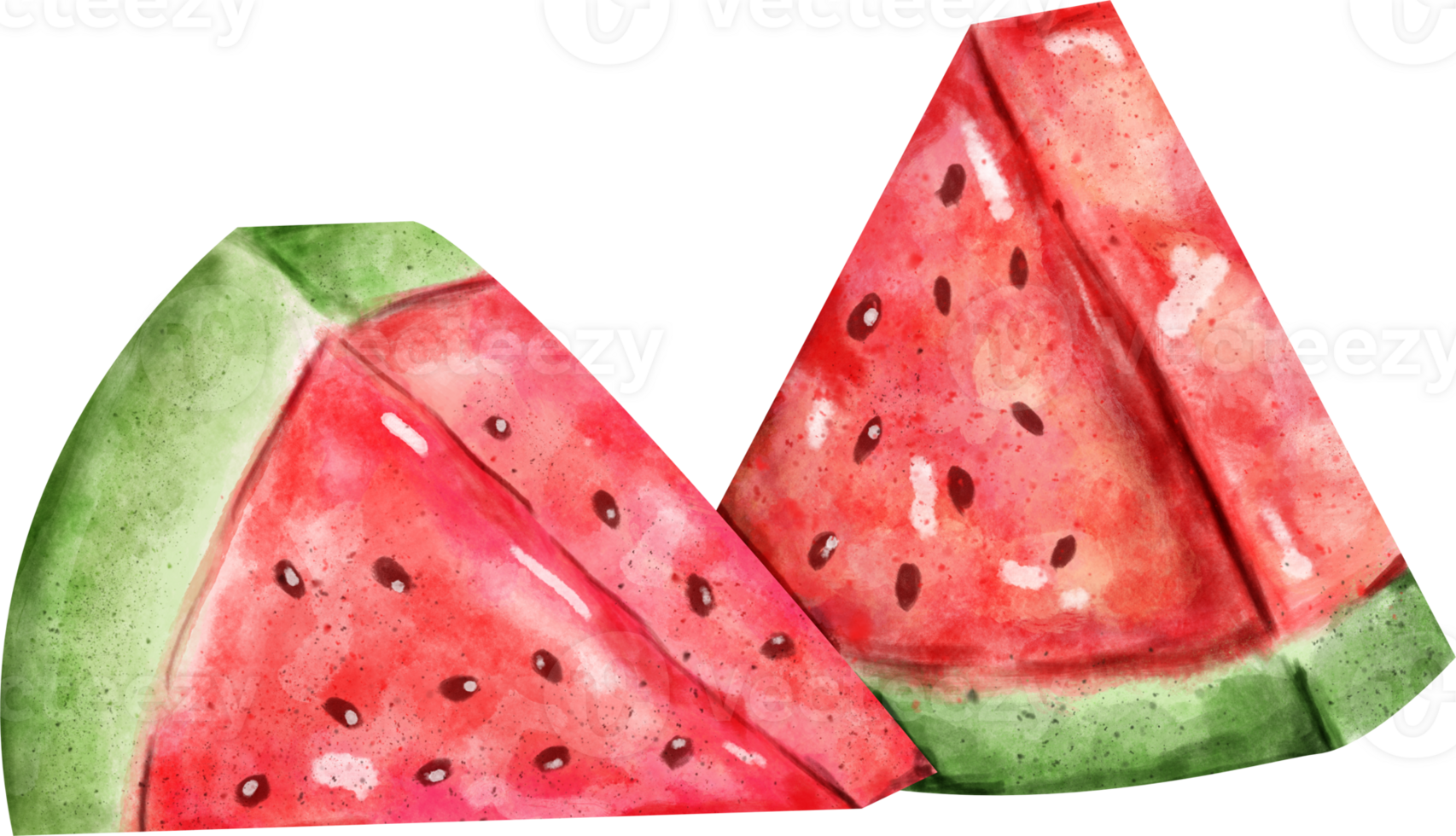 Watercolor Watermelon Clip Art 23297517 Png