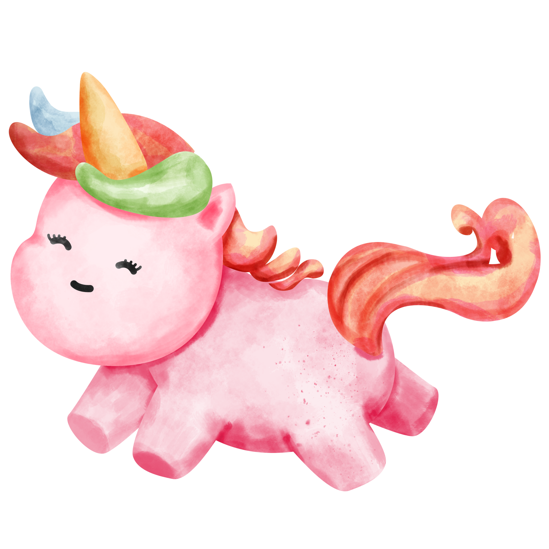 Watercolor Unicorn Clip Art 23297798 Png