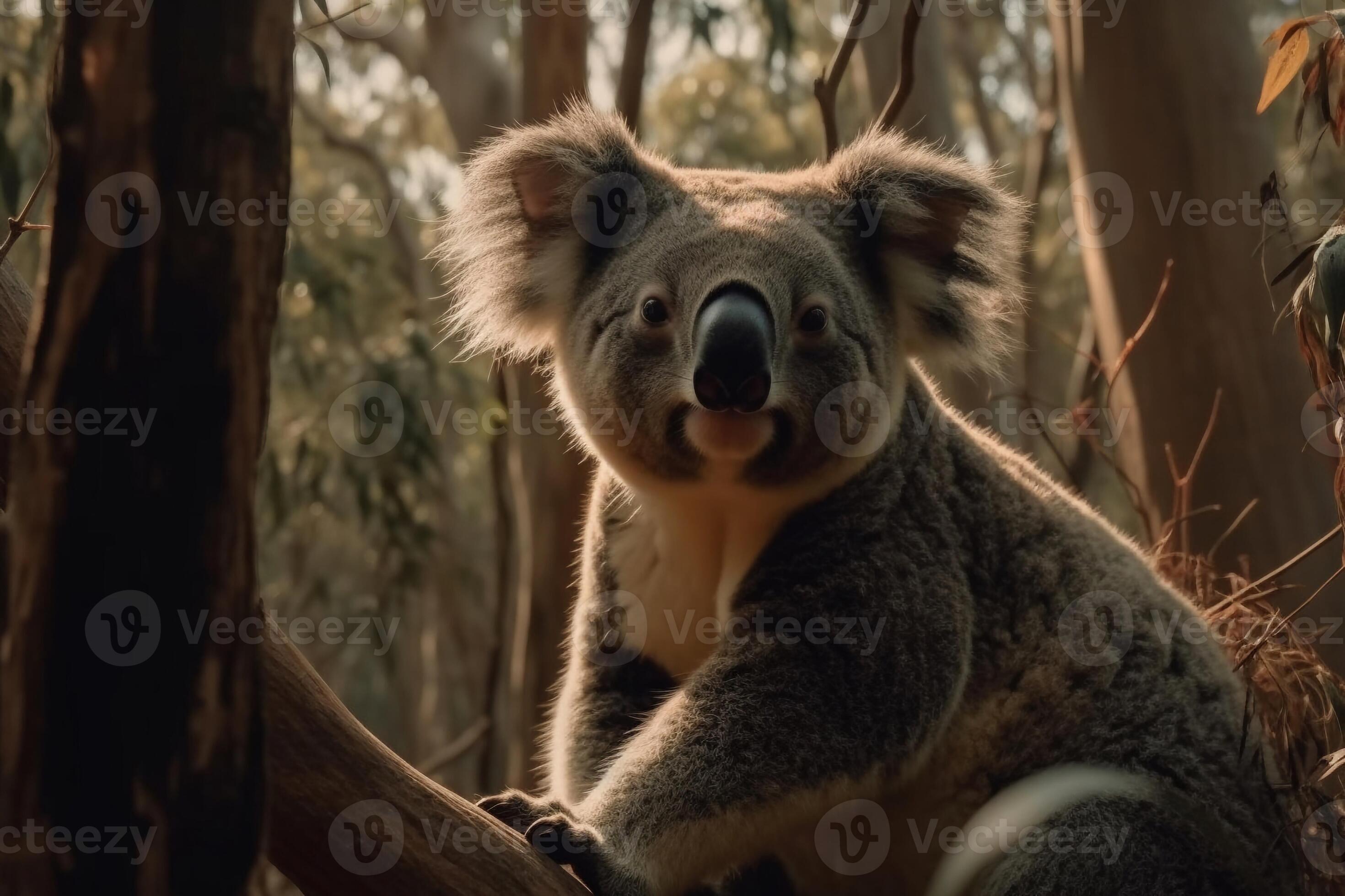 Big koala on the forest AI Generate 23304917 Stock Photo at Vecteezy