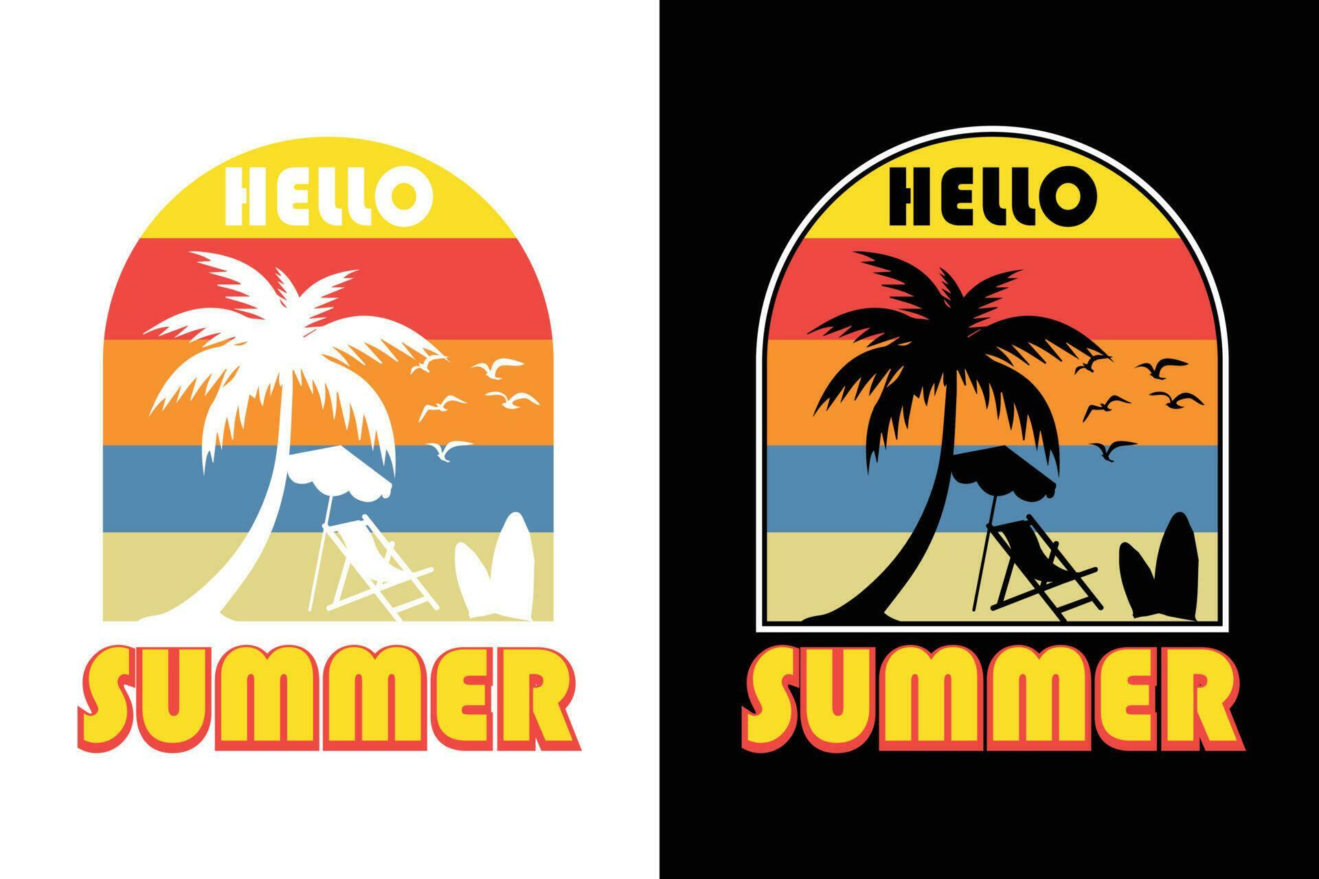Summer T Shirt Design Summer Beach Vacation T Shirts Summer Surfing T