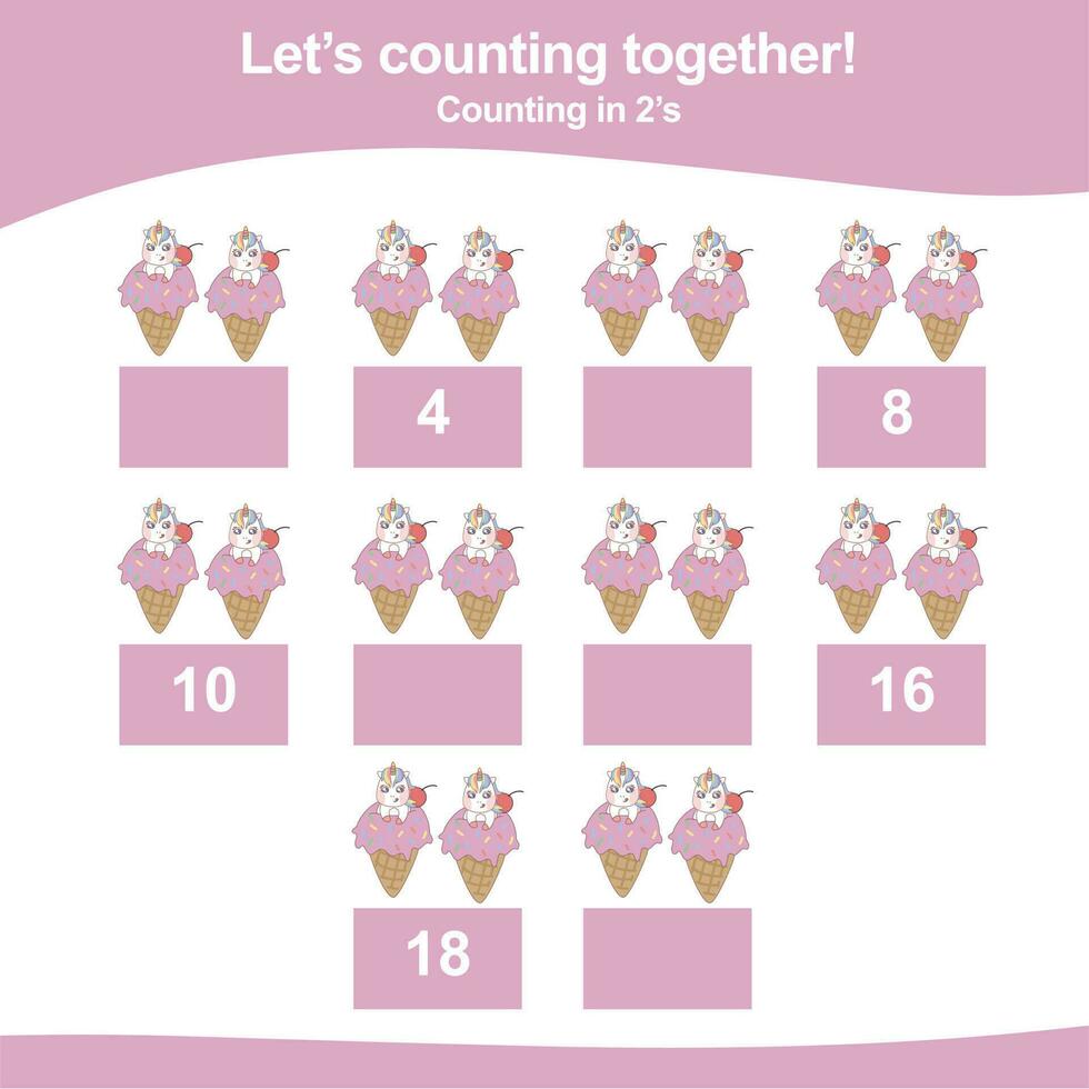 Mathematic counting worksheet. Math activity, count and write the ...