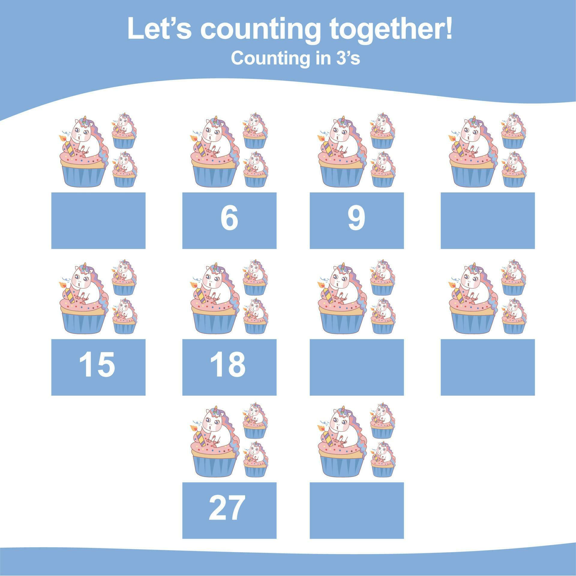 Mathematic counting worksheet. Math activity, count and write the ...
