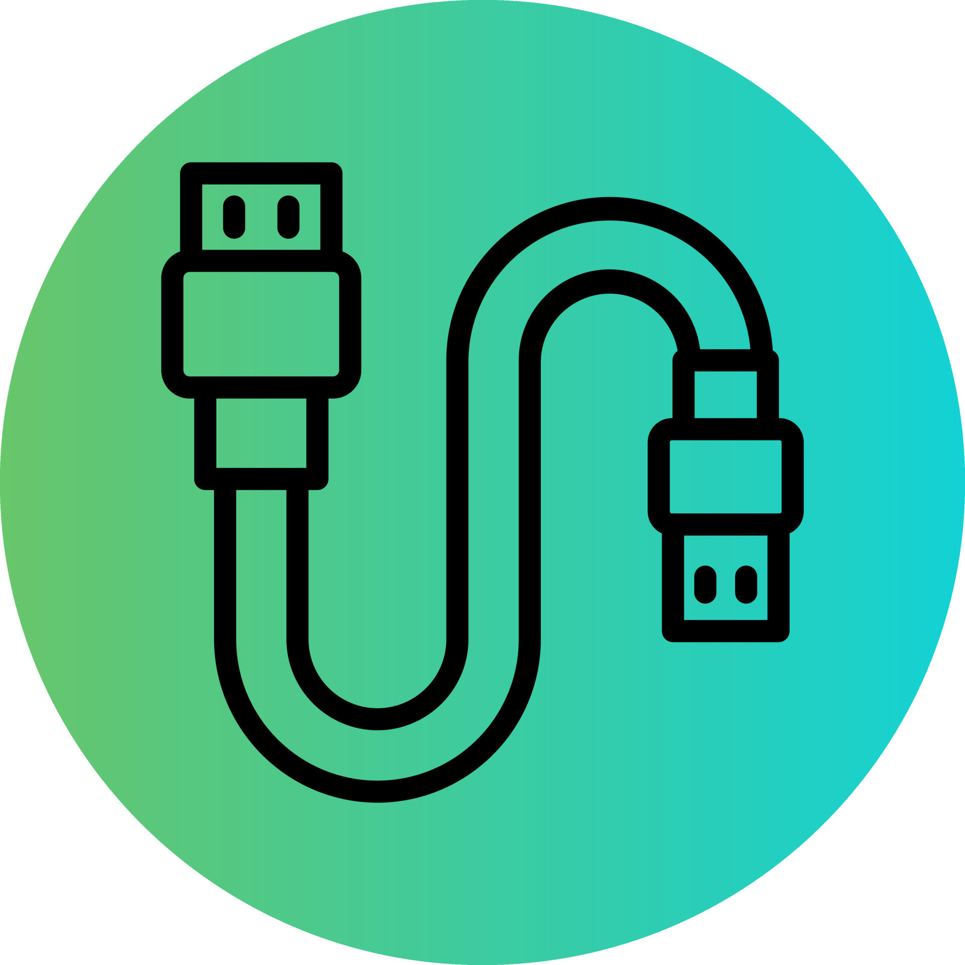 Usb Cable Vector Icon Design 23316161 Vector Art At Vecteezy