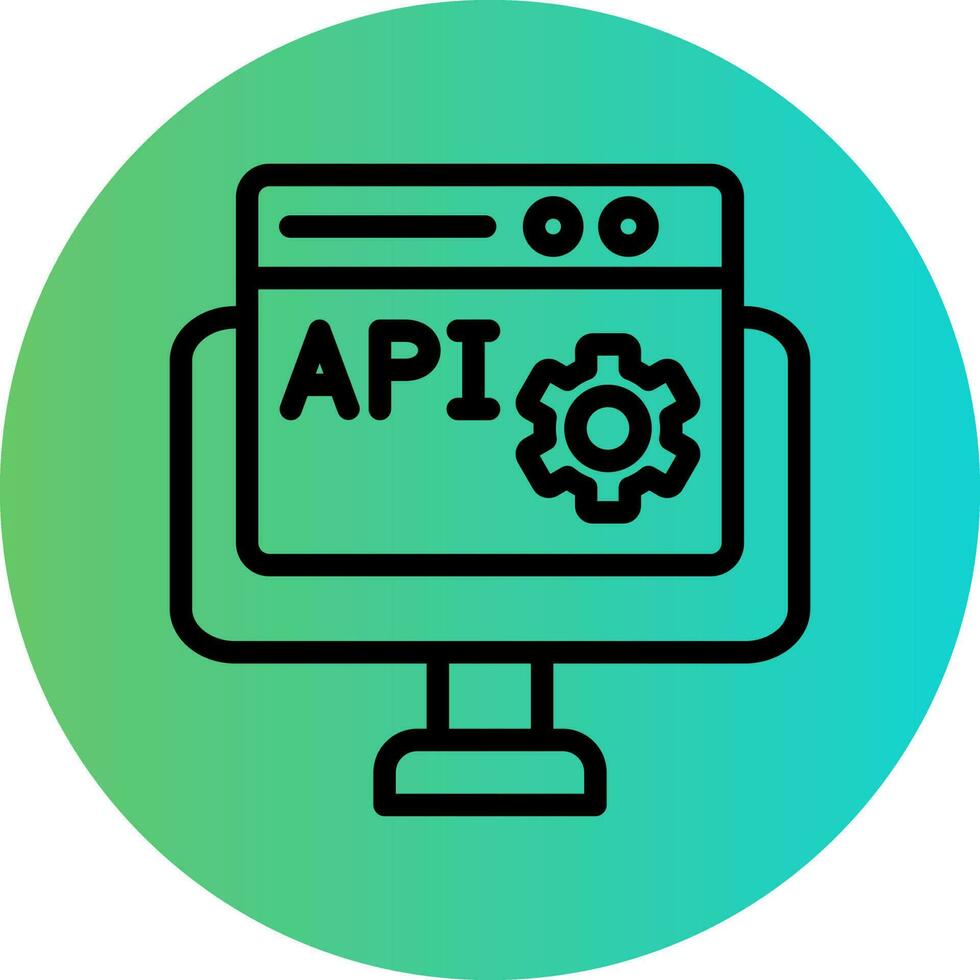 Web Api Vector Icon Design 23316189 Vector Art At Vecteezy