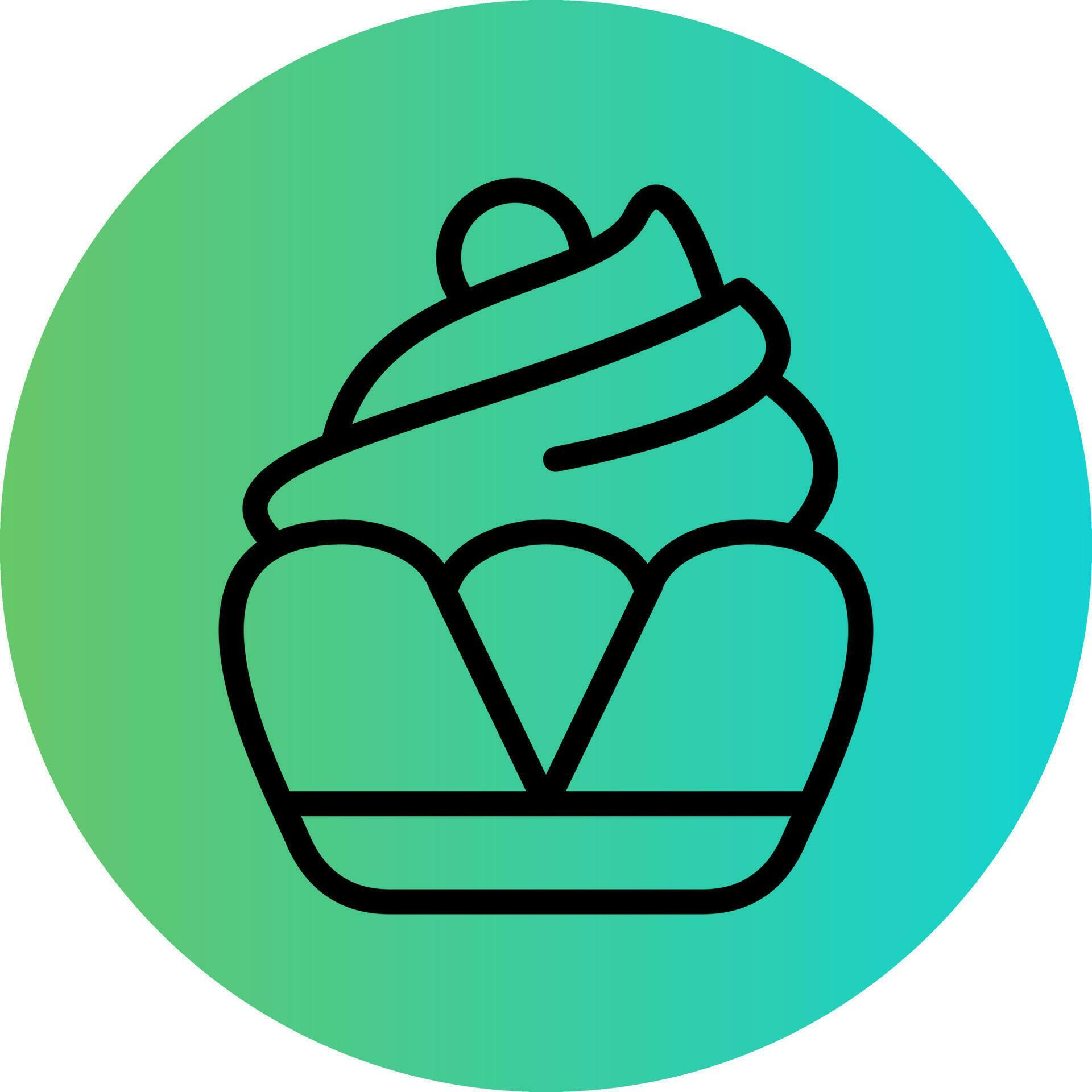 Cupcake Vector Icon Design 23316423 Vector Art At Vecteezy