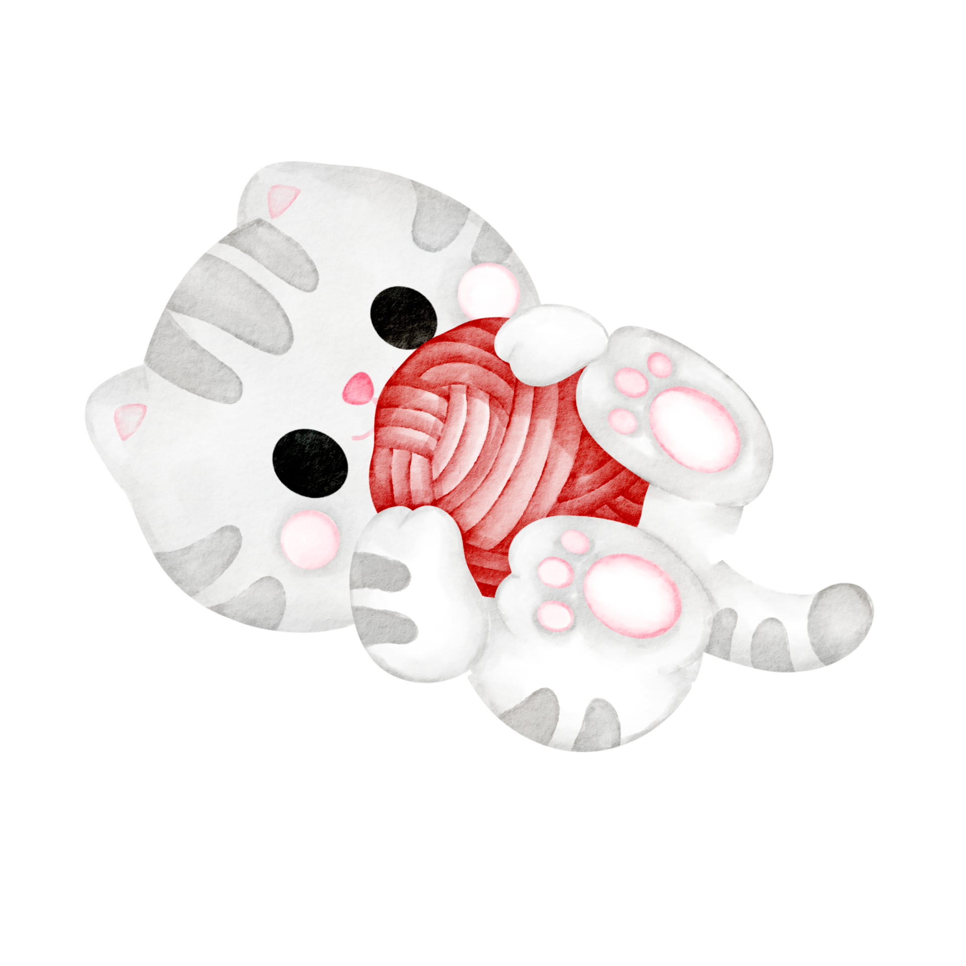Cute Cat Watercolor 23322621 Png