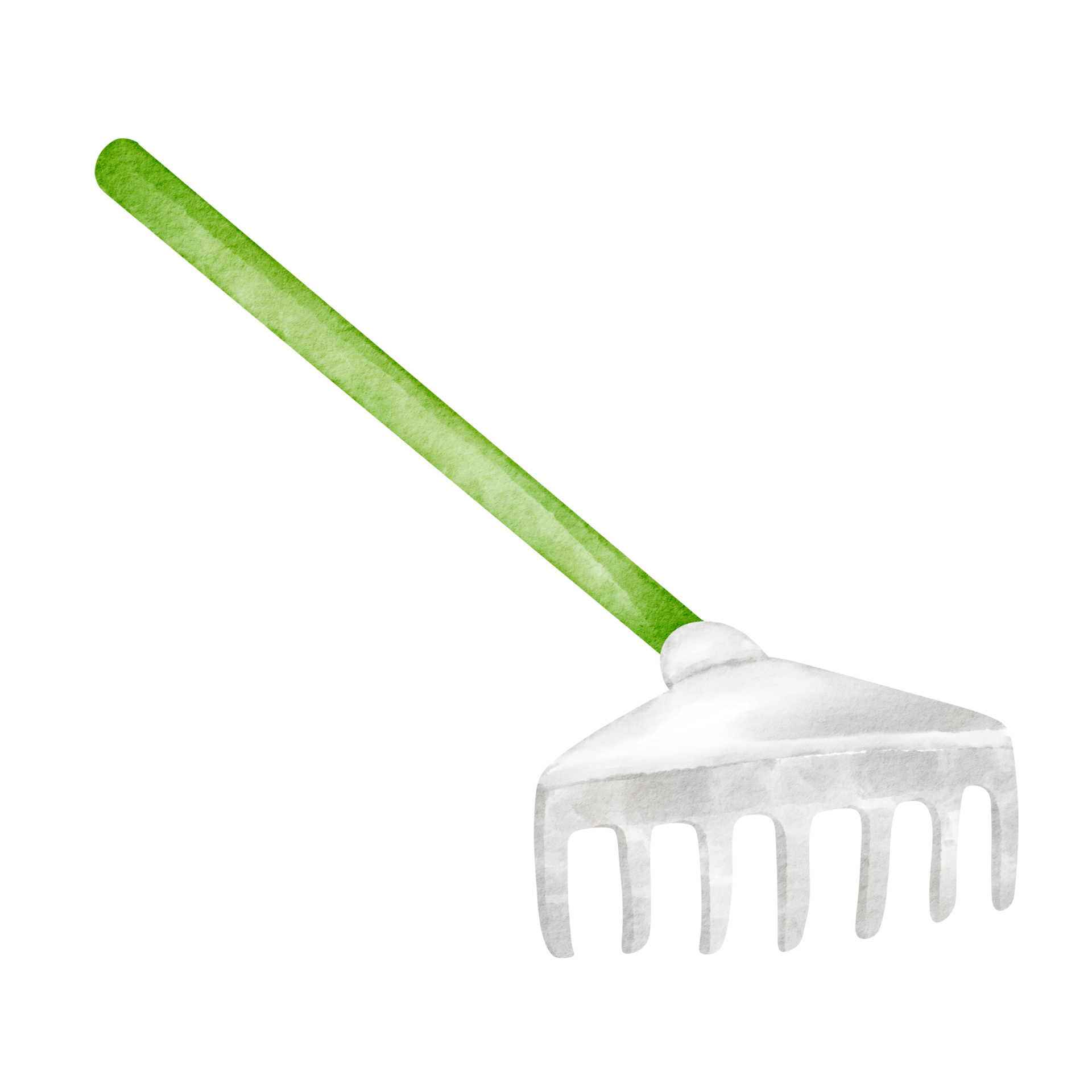 Rake Watercolor Gardening 23323013 Png