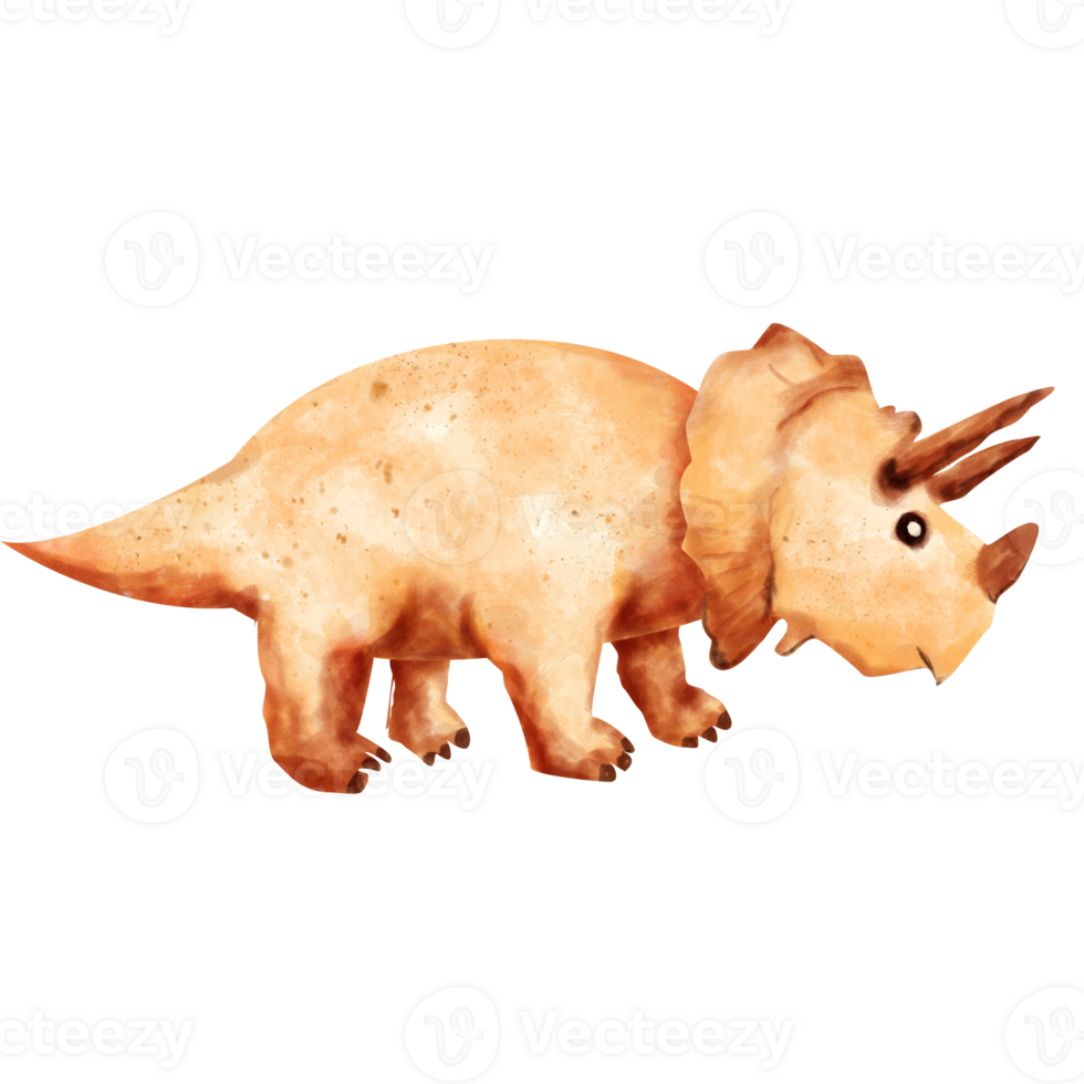 watercolor dinosaur clip art 23324592 PNG