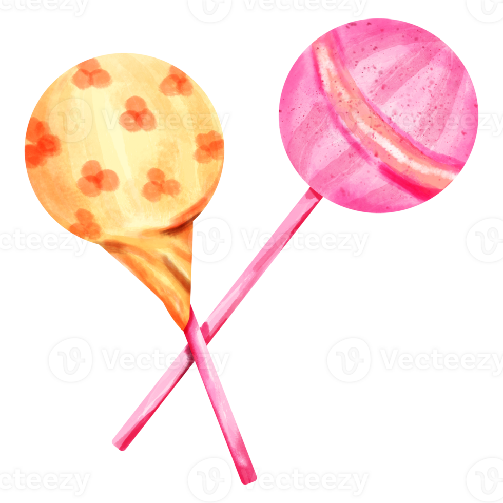 watercolor candy clip art 23324595 PNG