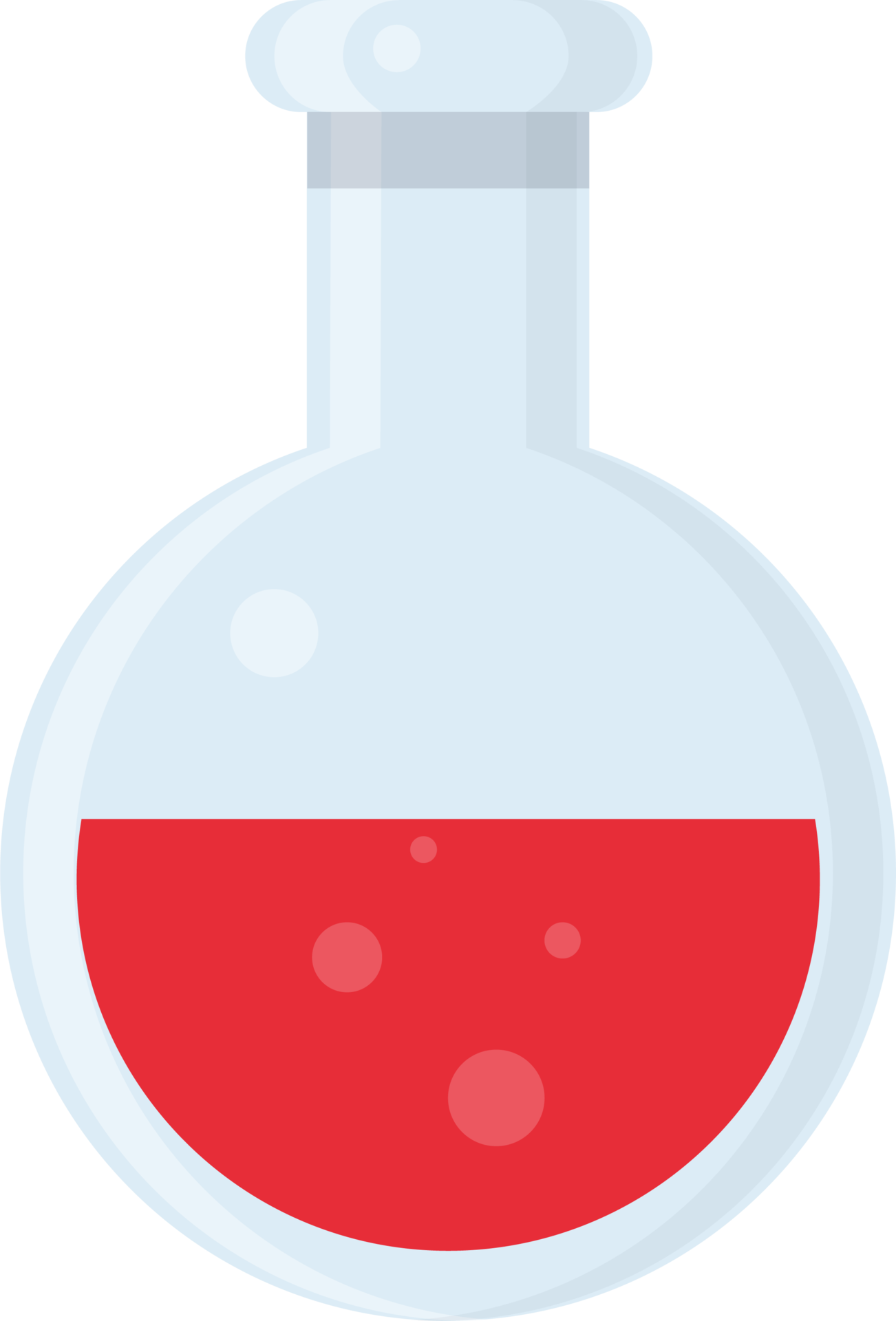 Potion bottle icons .Scientific Research, Chemical Experiment.Flat design illustration concept ...