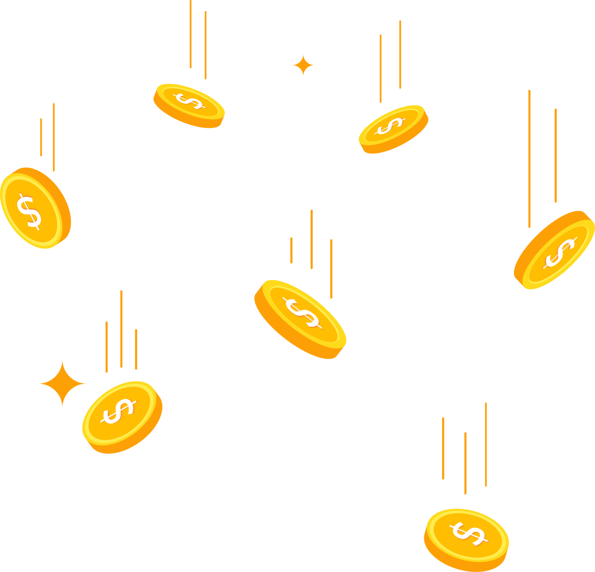 Coins Falling Png
