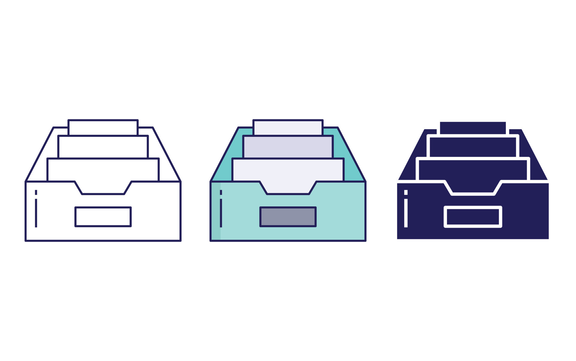 archive vector icon 23332499 Vector Art at Vecteezy