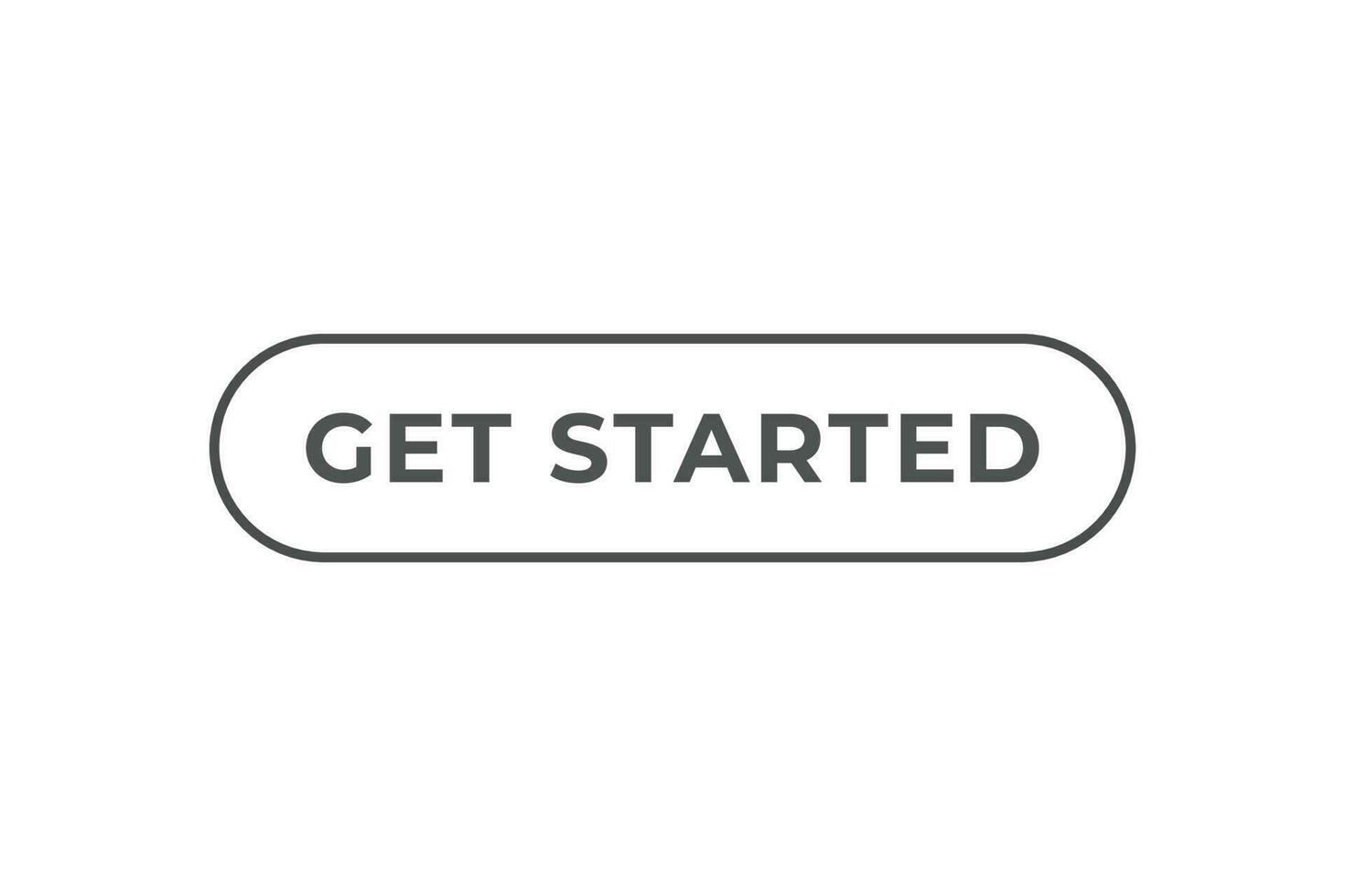 Get Started Button. Speech Bubble, Banner Label Get Started 23332875 ...