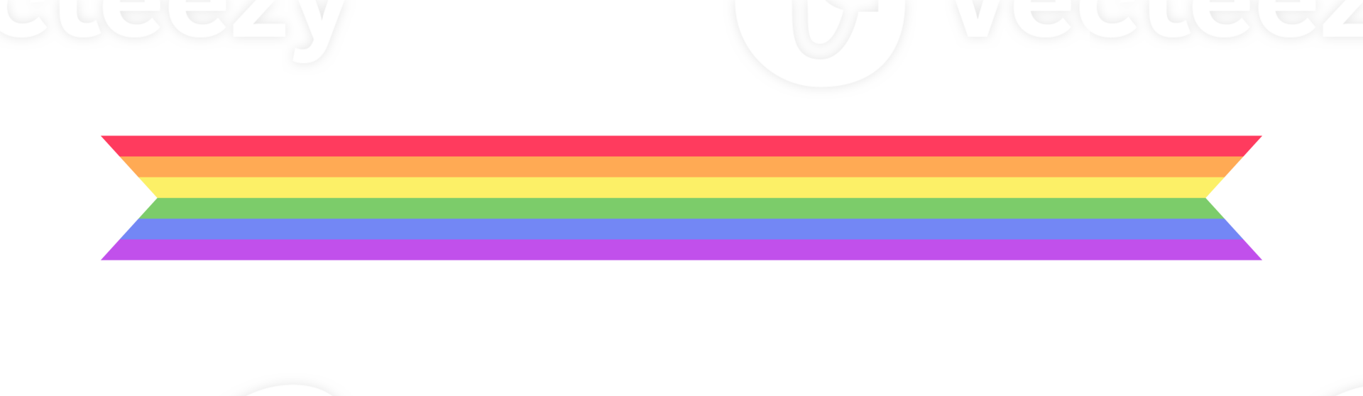 Abstract Rainbow Ribbon Or Banner Lgbt Pride Flag Pride Month Graphic