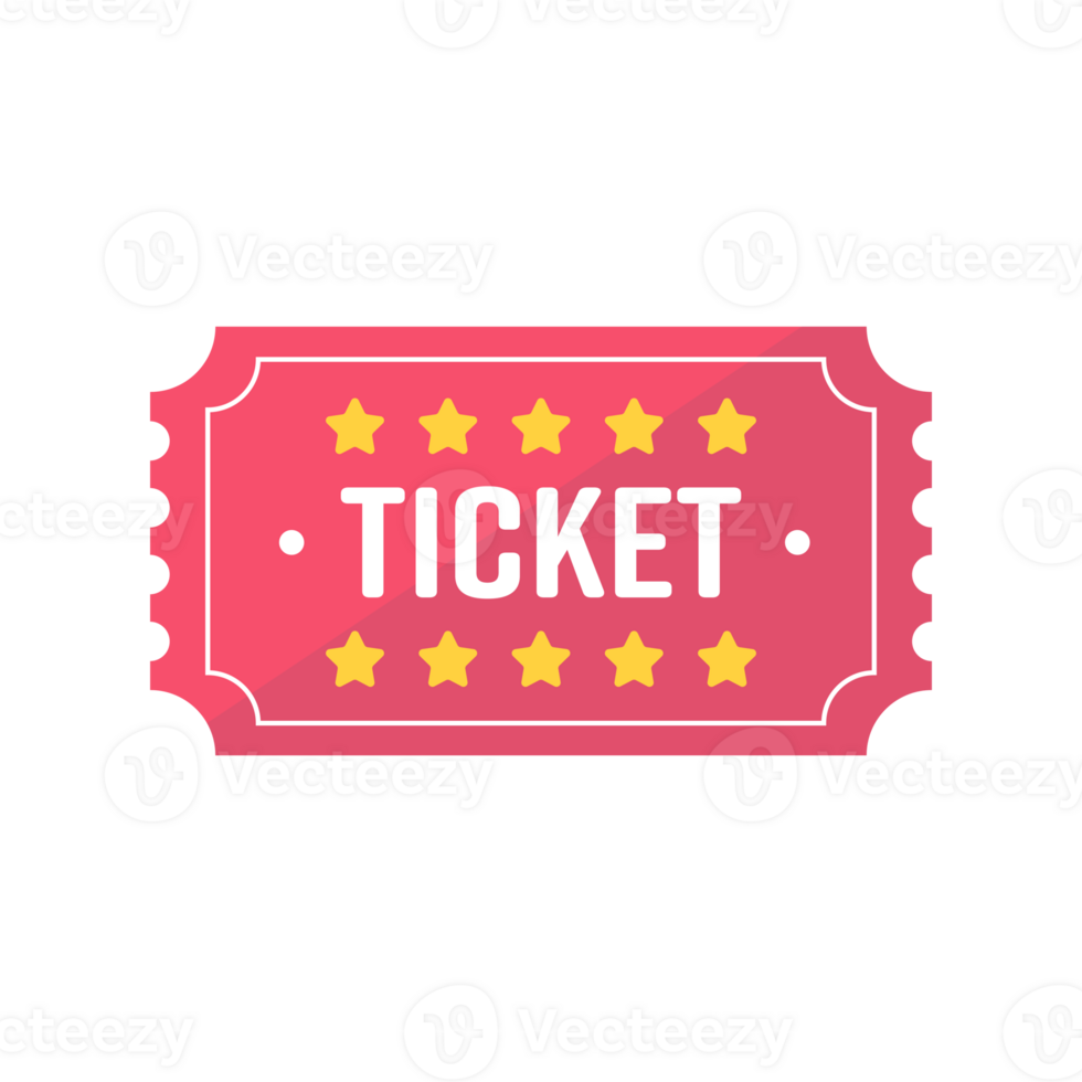 Ripped paper ticket For a movie pass or a show at the cinema 23334742 PNG