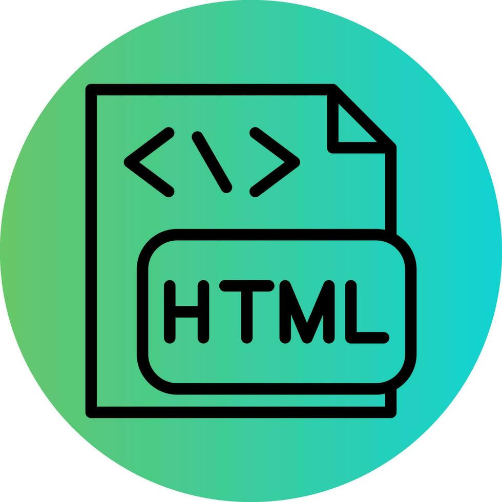 HTML File Vector Icon Design 23335171 Vector Art at Vecteezy