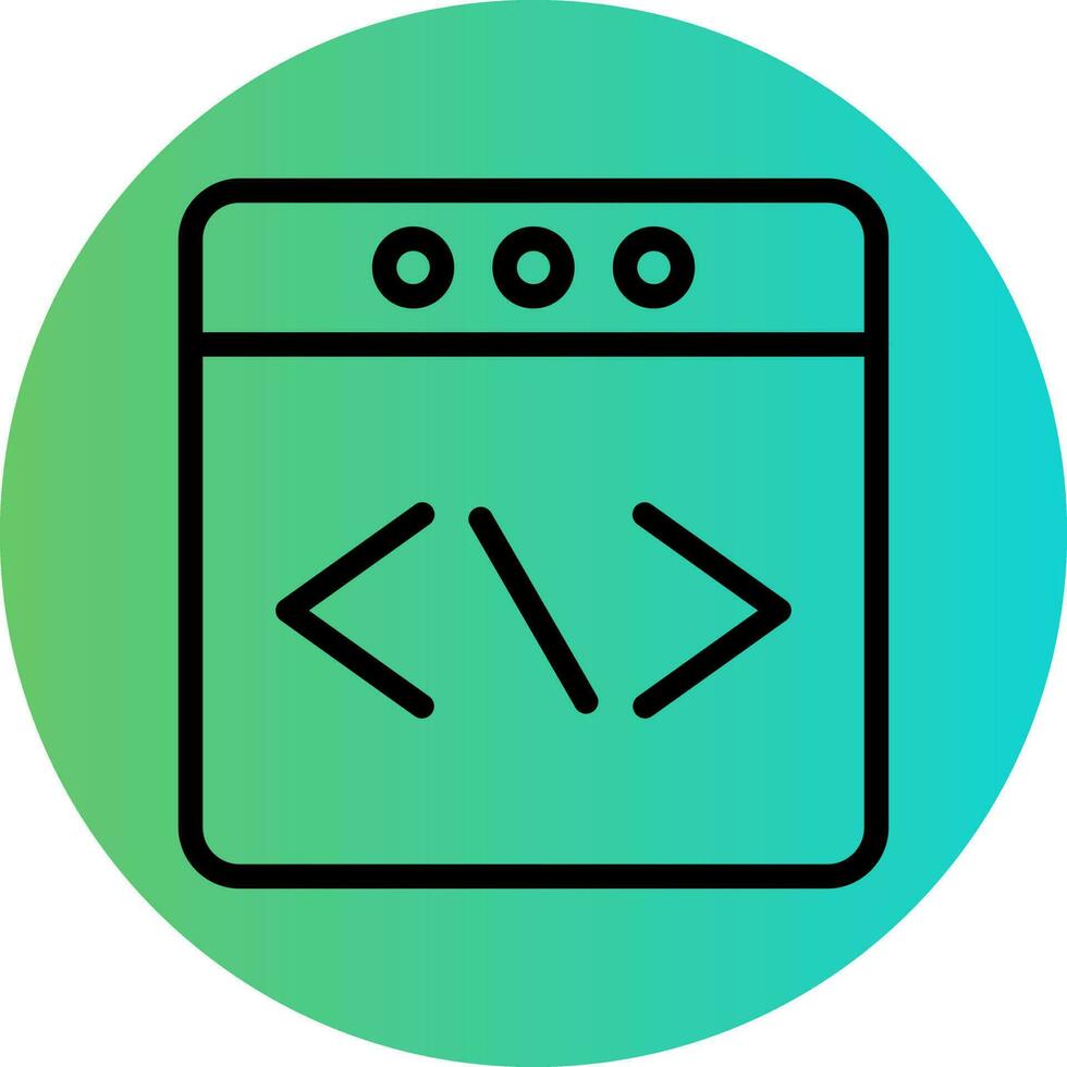 diseño de icono de vector de programación web 23335221 Vector en Vecteezy