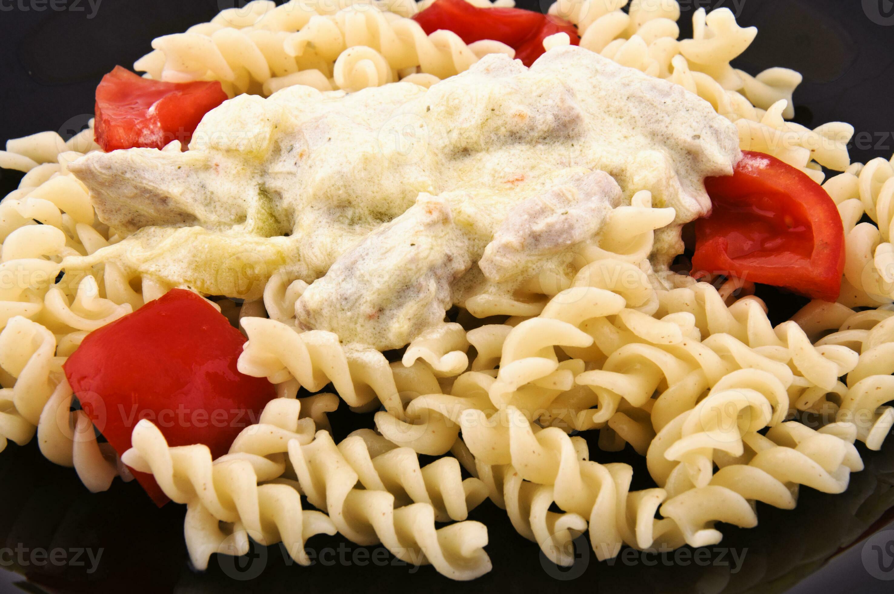 Pasta salad close up 23338618 Stock Photo at Vecteezy