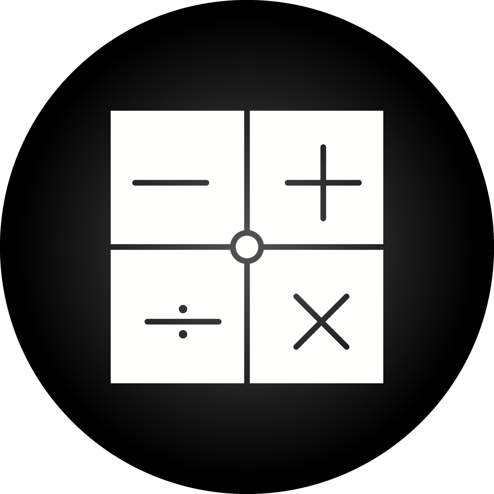 Math Symbols Vector Icon 23346663 Vector Art At Vecteezy