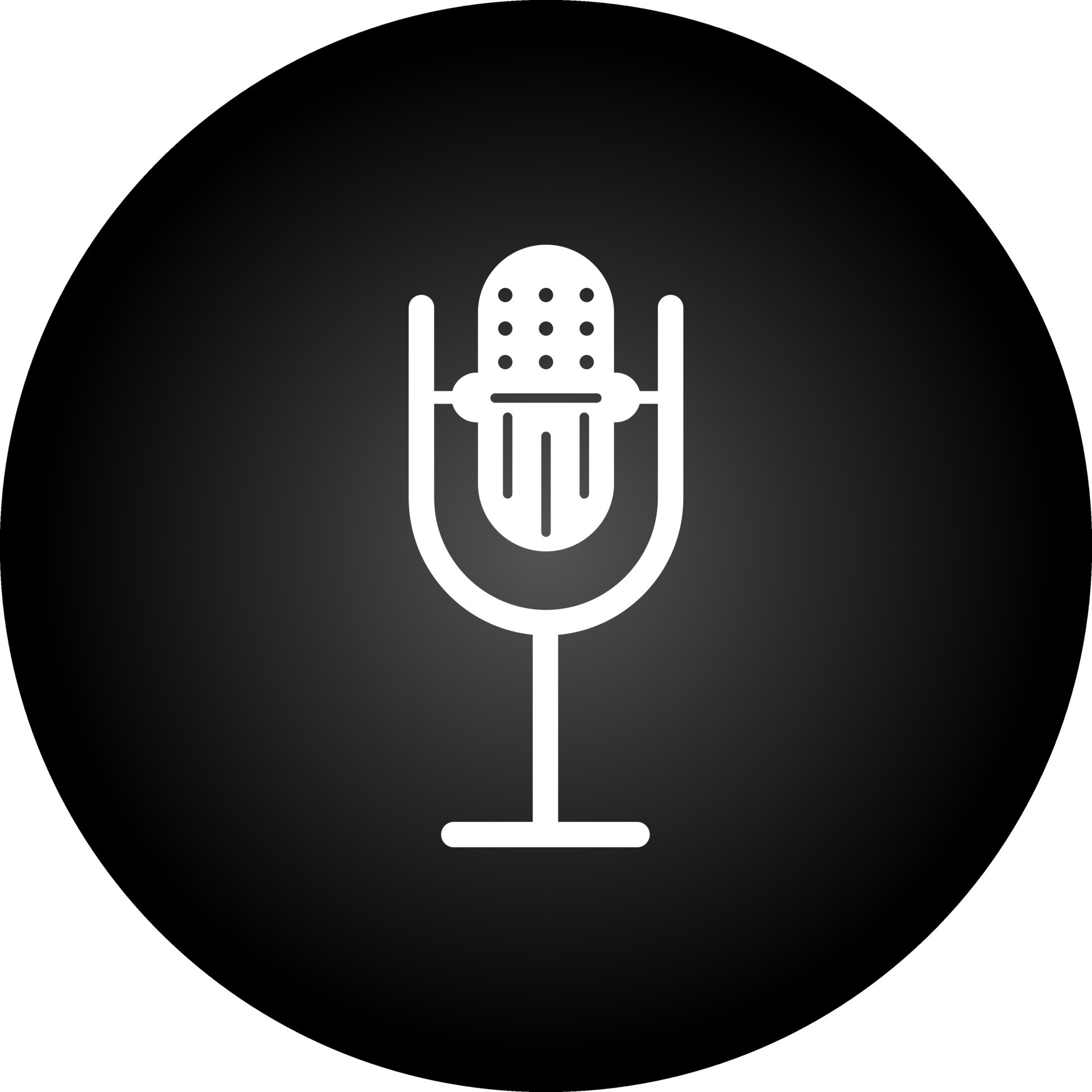 Mic Vector Icon 23346858 Vector Art at Vecteezy