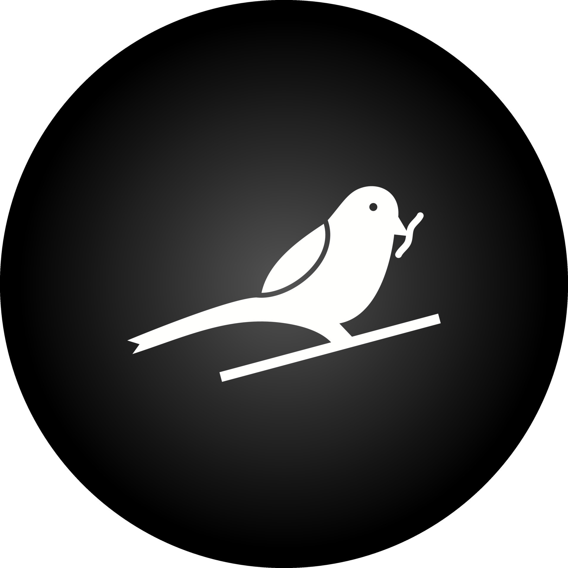 Bird Eating Worm Vector Icon 23347308 Vector Art At Vecteezy