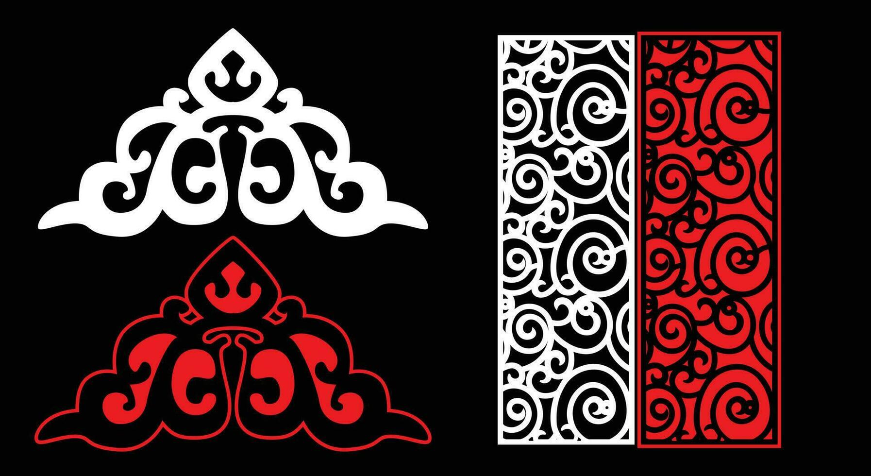 Decorative Wall Panels Set Jali Design Cnc Pattern Laser Cutting Pattern Router Cnccutting