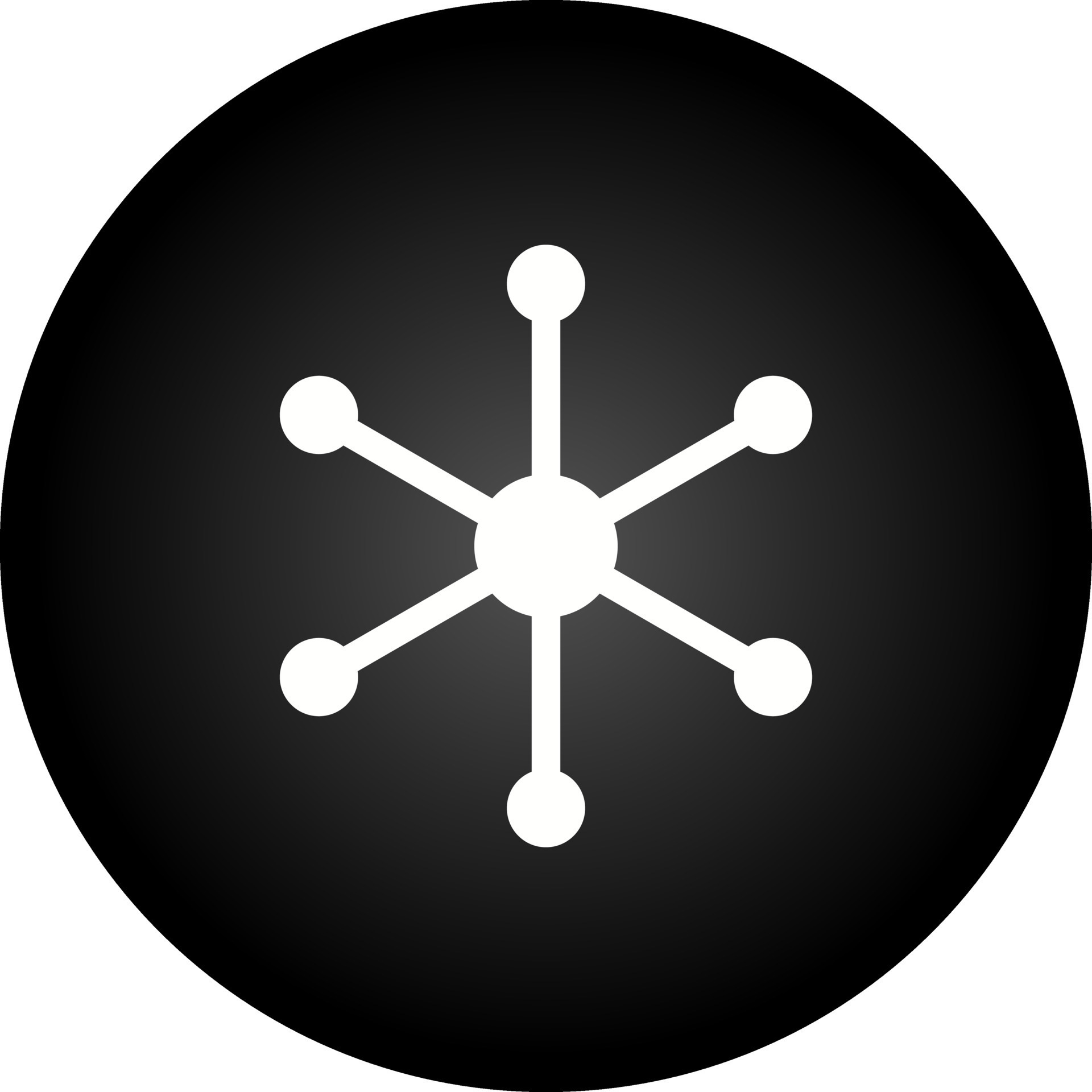 Molecular Structure Vector Icon 23347813 Vector Art At Vecteezy