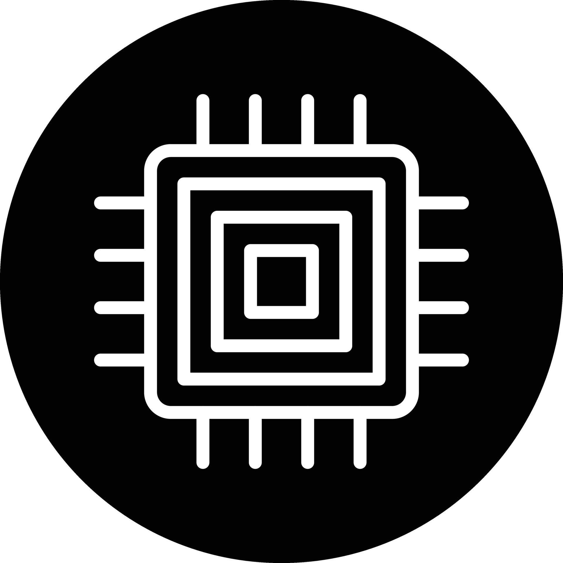 Microprocessor Vector Icon Design 23350521 Vector Art At Vecteezy