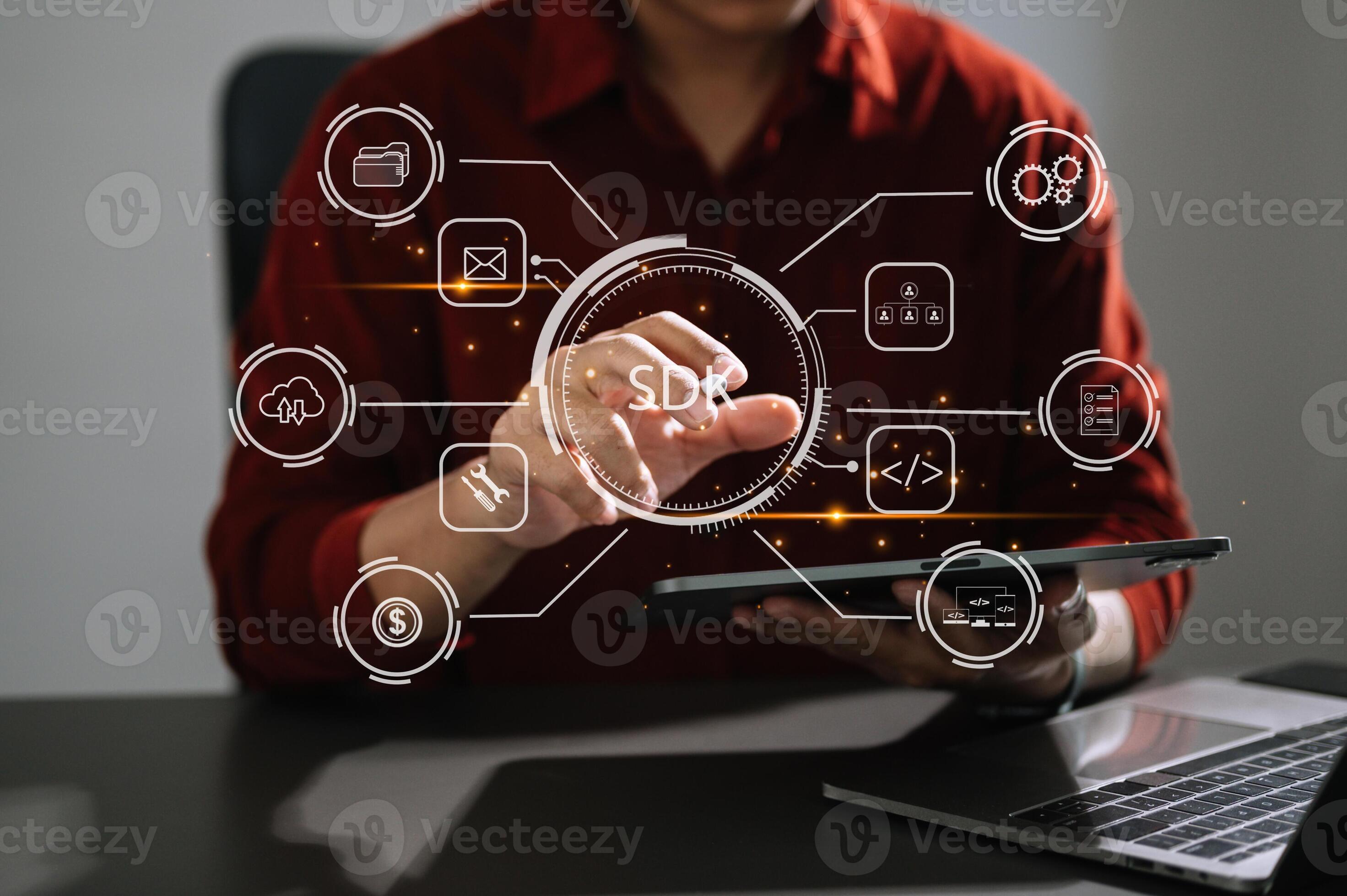 Sdk Software Development Kit Programming Language Technology Concept