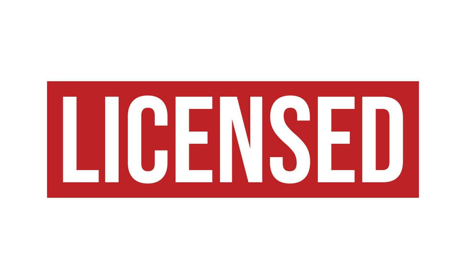 Licensed Rubber Stamp Seal Vector 23352613 Vector Art at Vecteezy