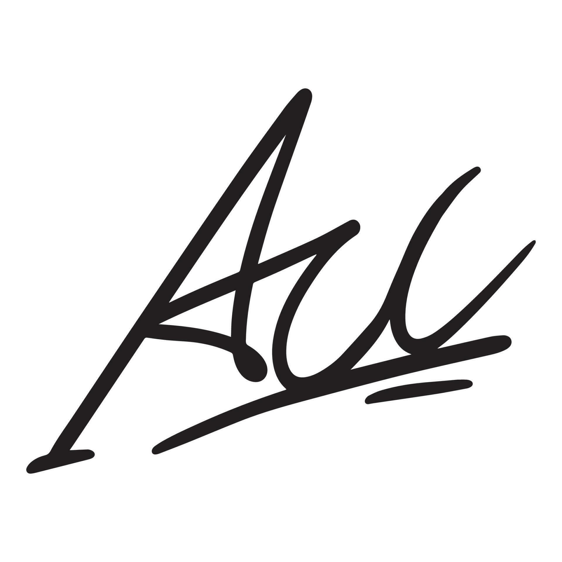 Acc Signature style ,good for graphic design resources, pamflets, mail, letters, banners, prints ...