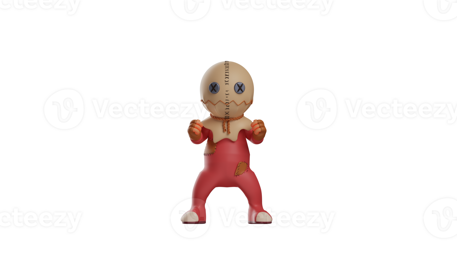 3d Illustration Trick R Treat 3d Cartoon Character Trick R Treat With Stance Pose Trick R