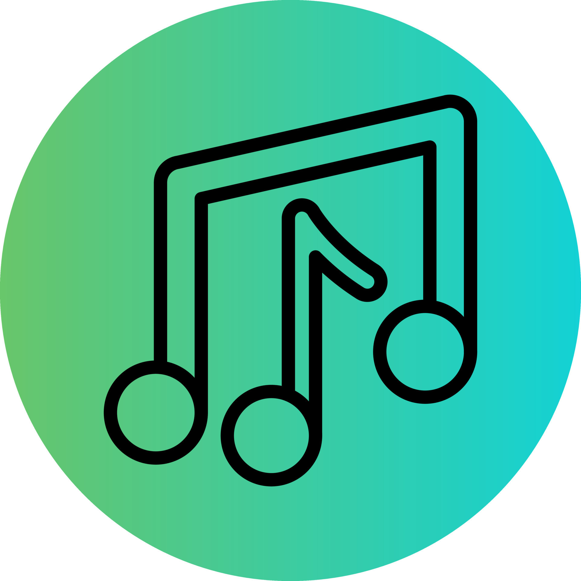 Musical Notes Vector Icon Design 23356188 Vector Art at Vecteezy