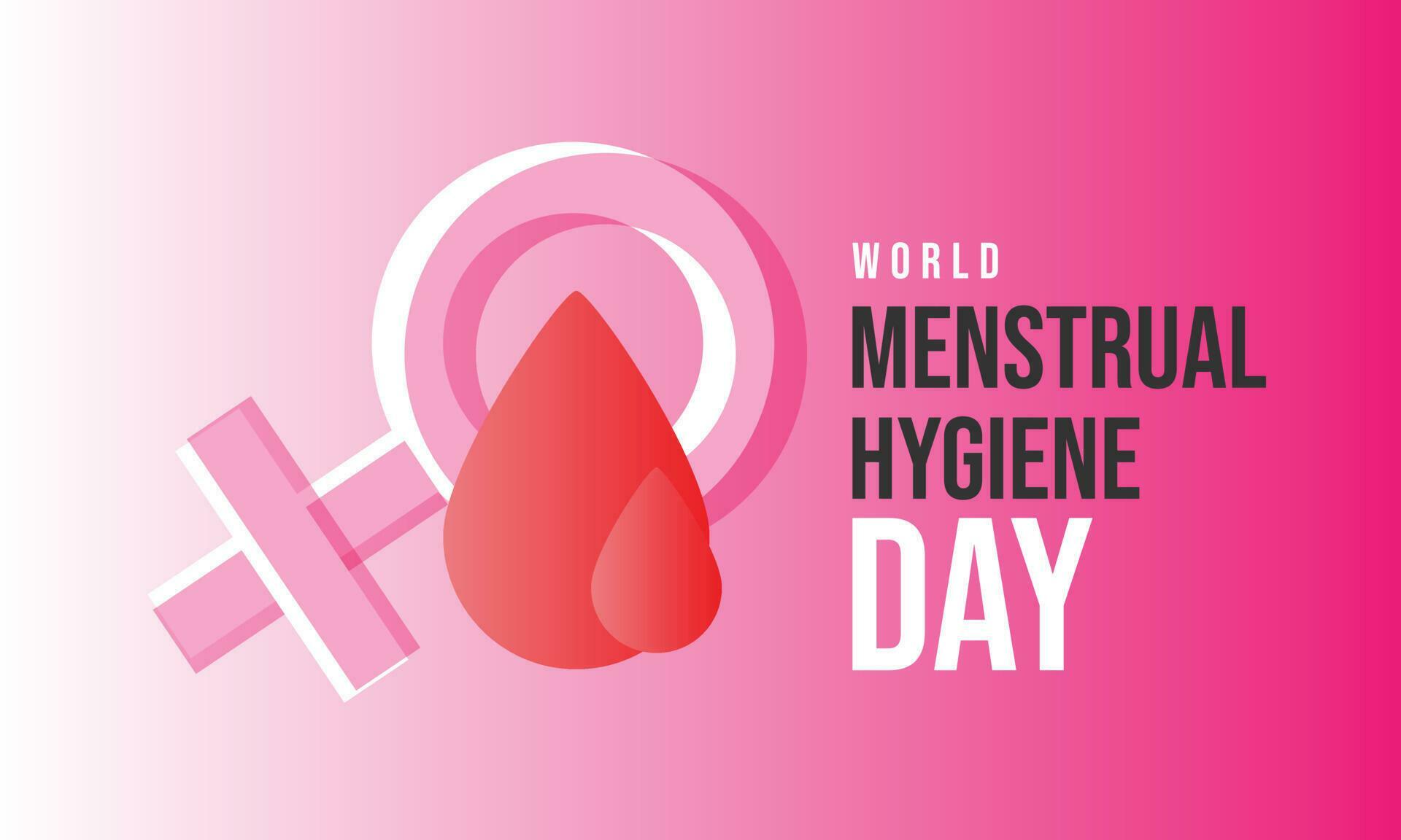 World Menstrual Hygiene Day Template For Background Banner Card