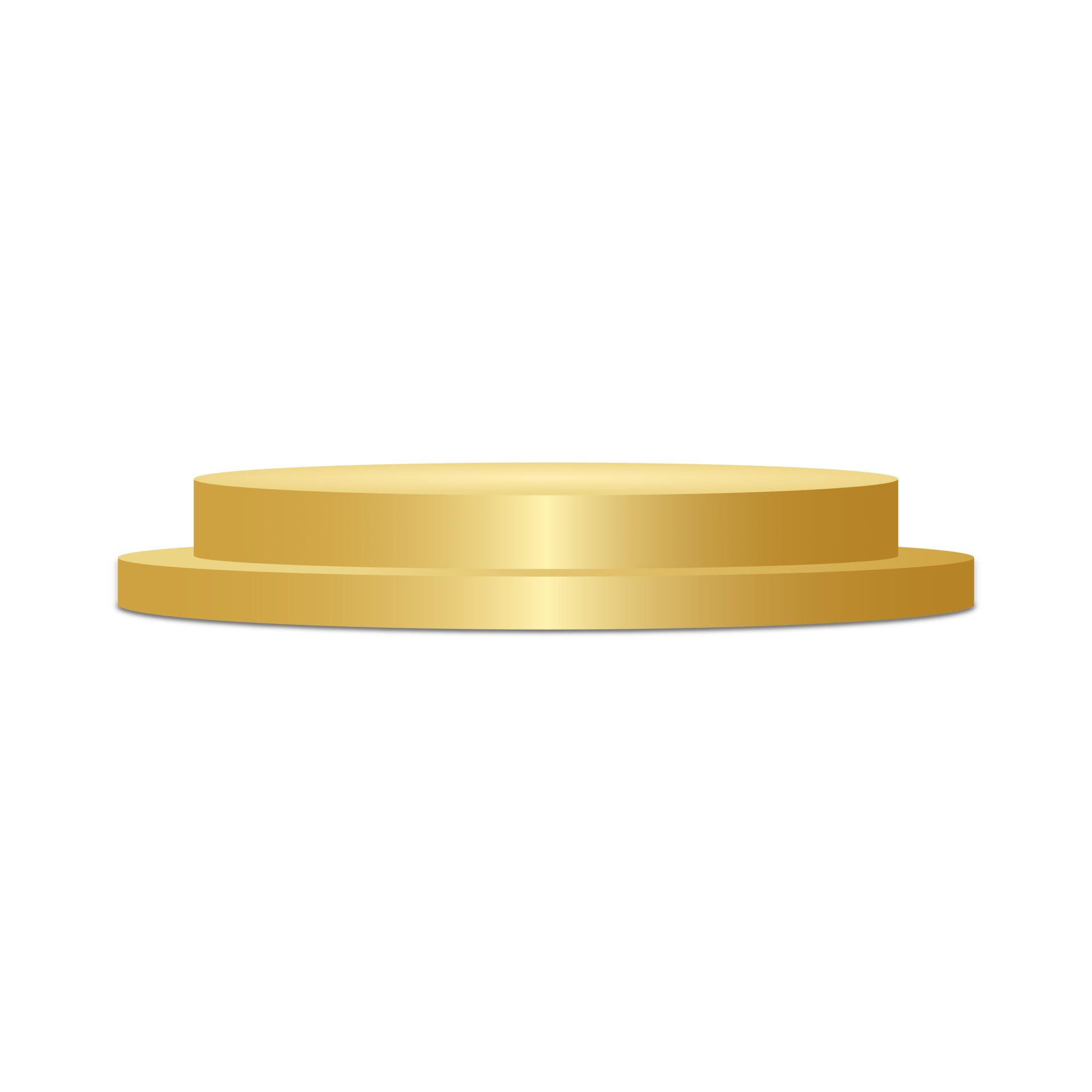 3d Golden Podium 23359890 Png