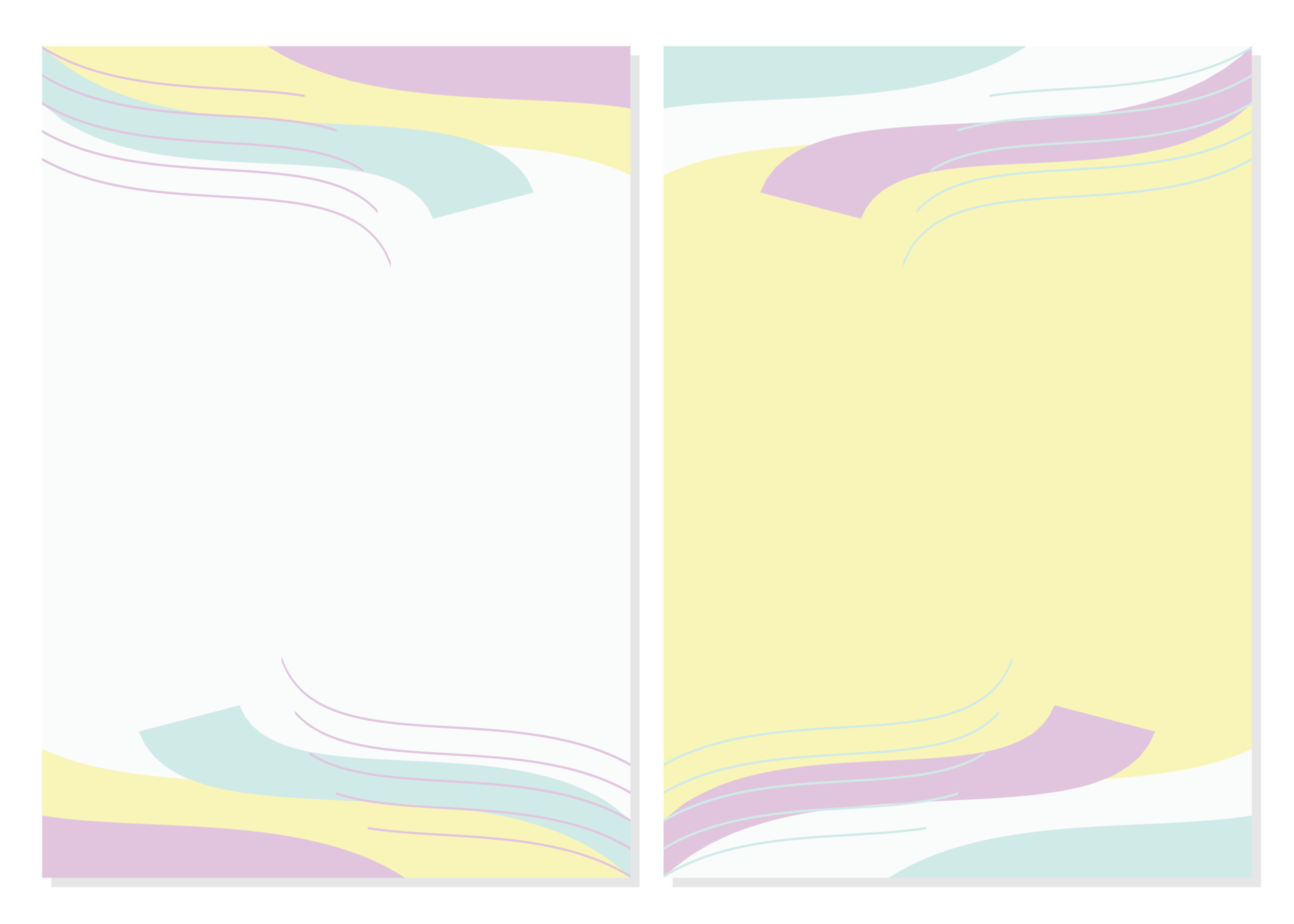 Abstract shape background with empty space for text. Template for ...