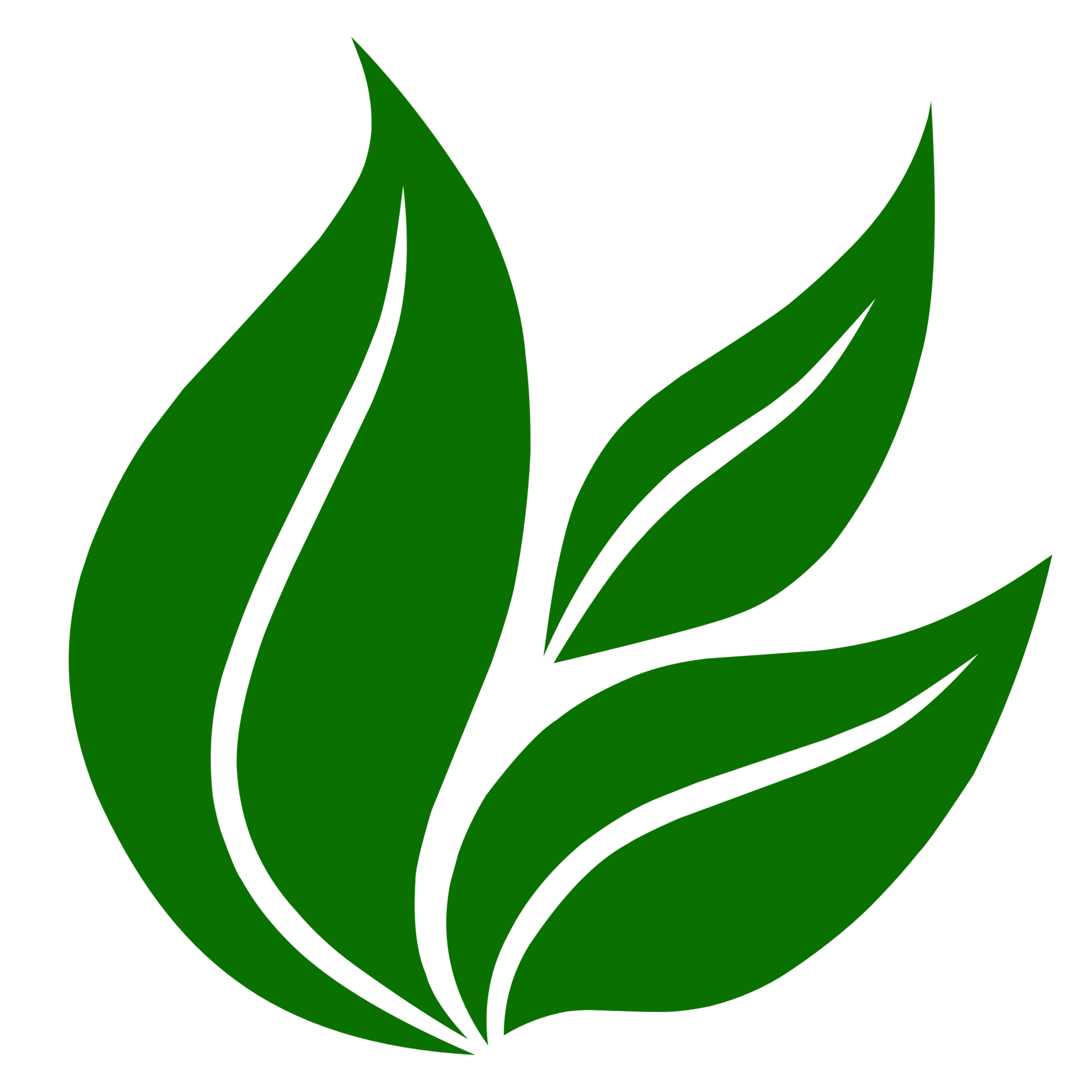 Green leaf icon 23363674 PNG