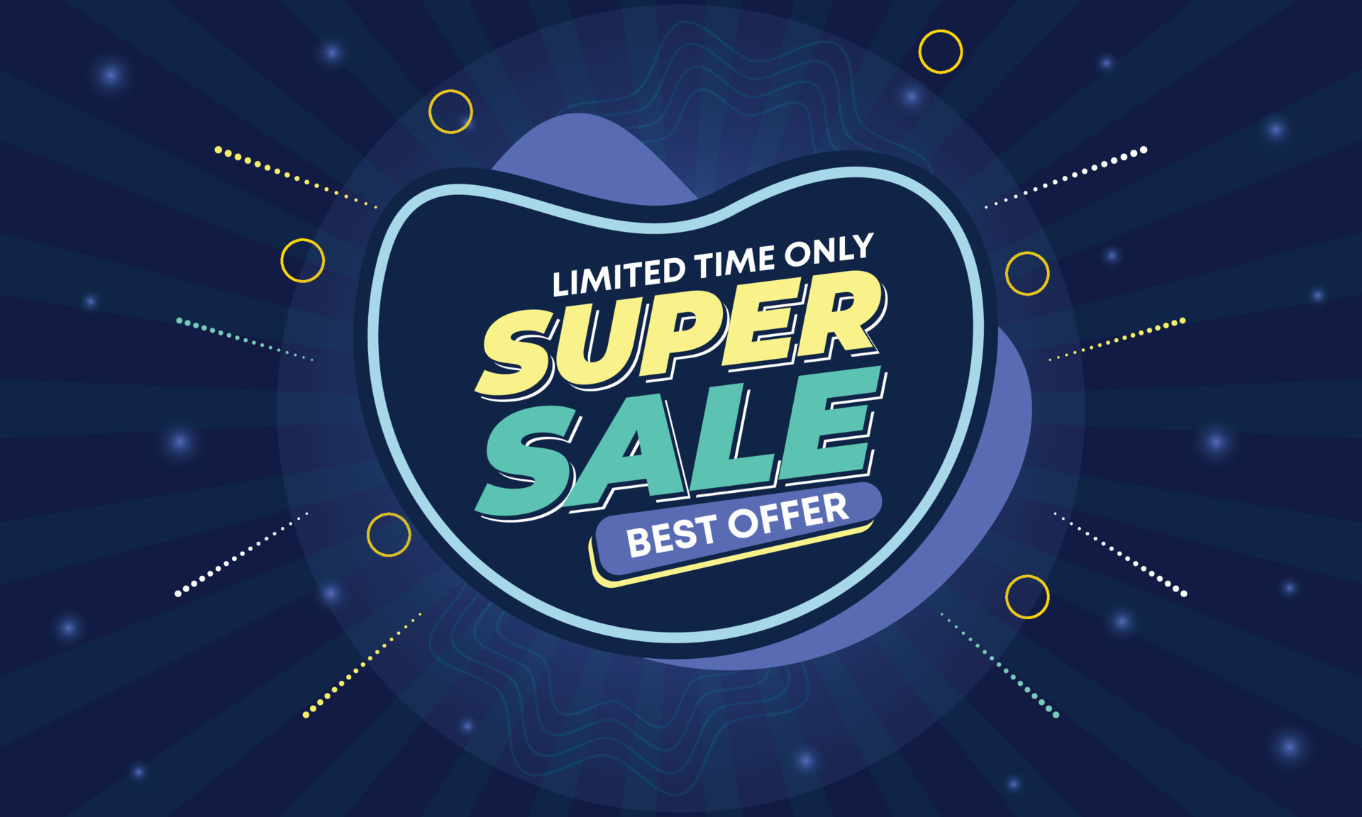 Flash Sale Discount Banner Template Promotion Posts Super Sale Banner