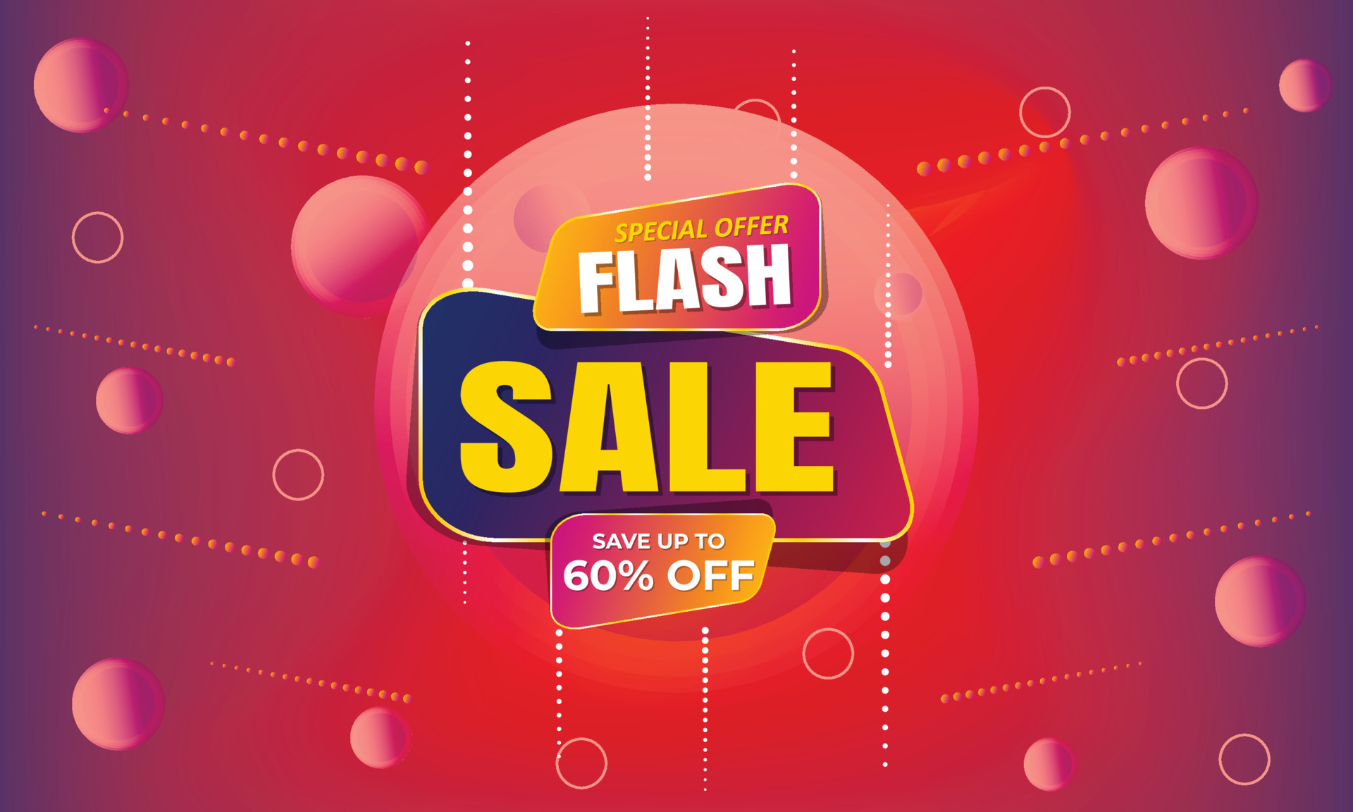 Flash Sale Discount Banner Template Promotion Posts Super Sale Banner