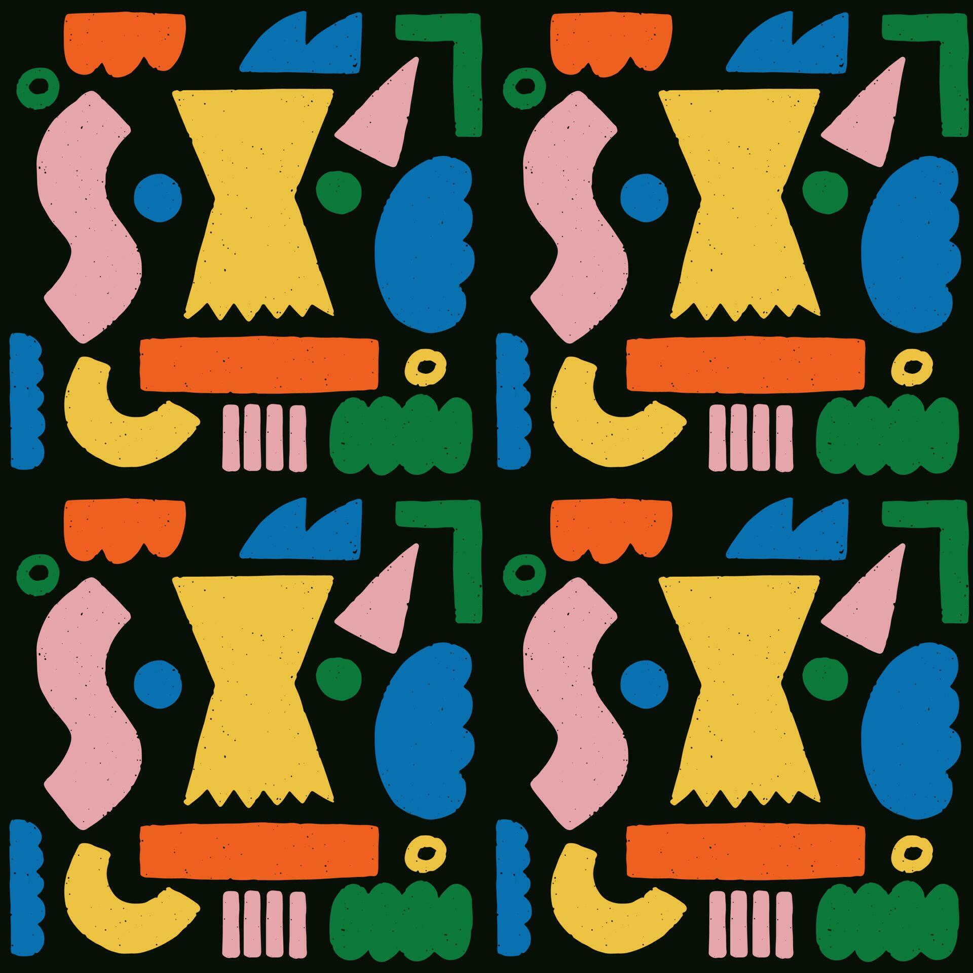 Basic Geometric Shape Seamless Pattern 23367802 Vector Art at Vecteezy