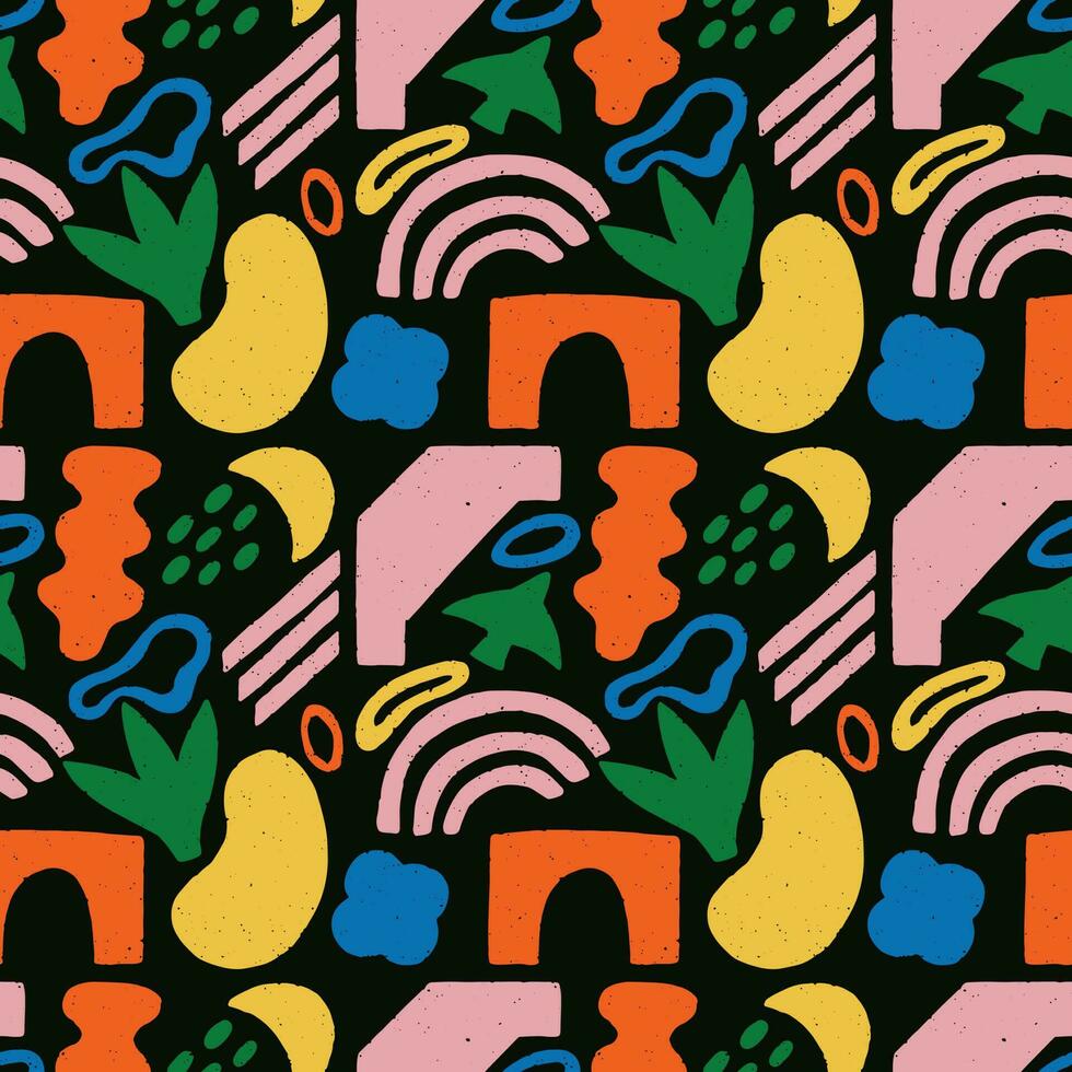 Basic Geometry Shape Seamless Pattern 23367806 Vector Art at Vecteezy