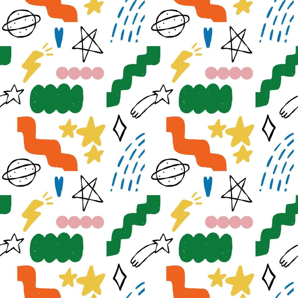 Abstract Geometry Shape Seamless Pattern 23367808 Vector Art At Vecteezy