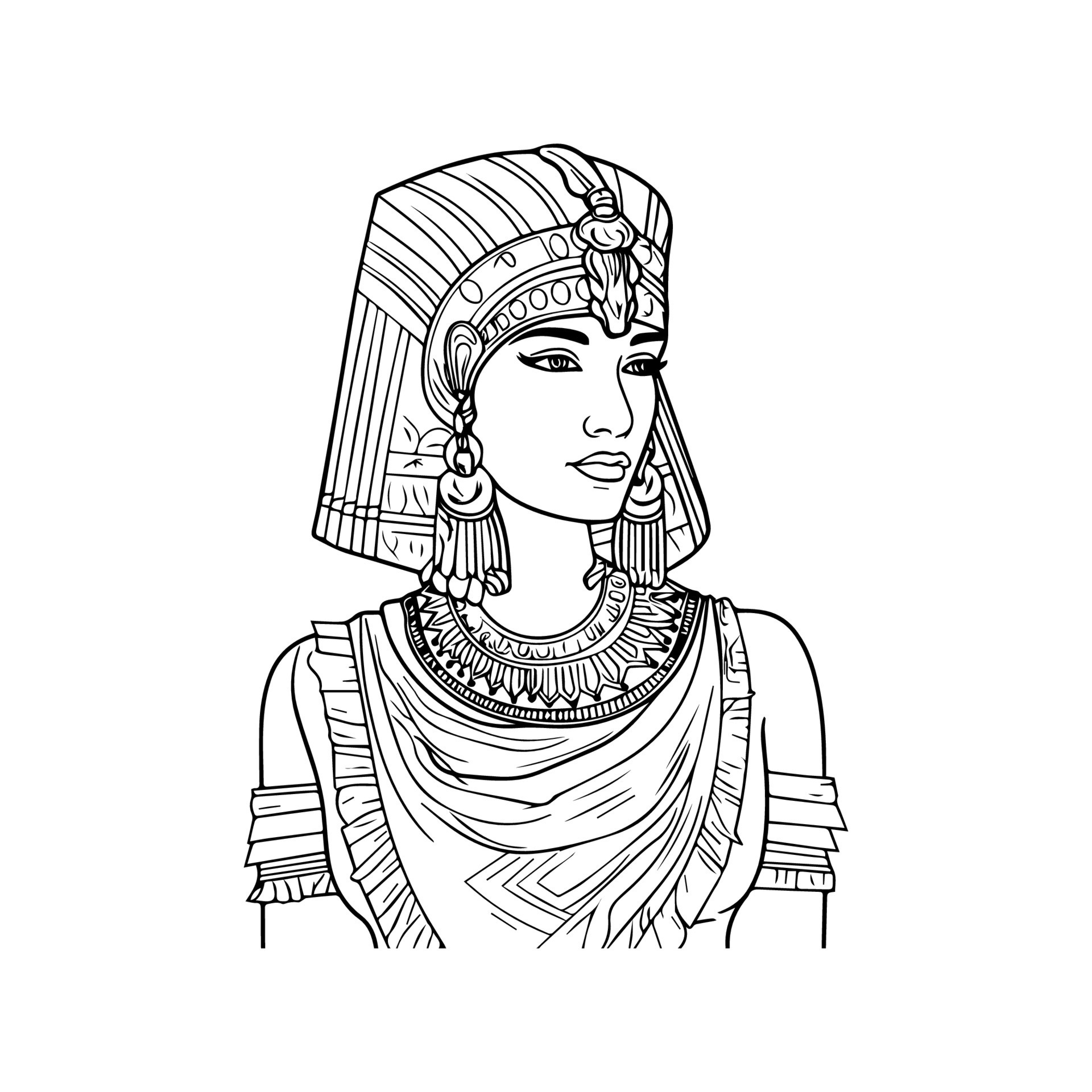 Power of the pharaohs with our stunning Cleopatra upper body ...