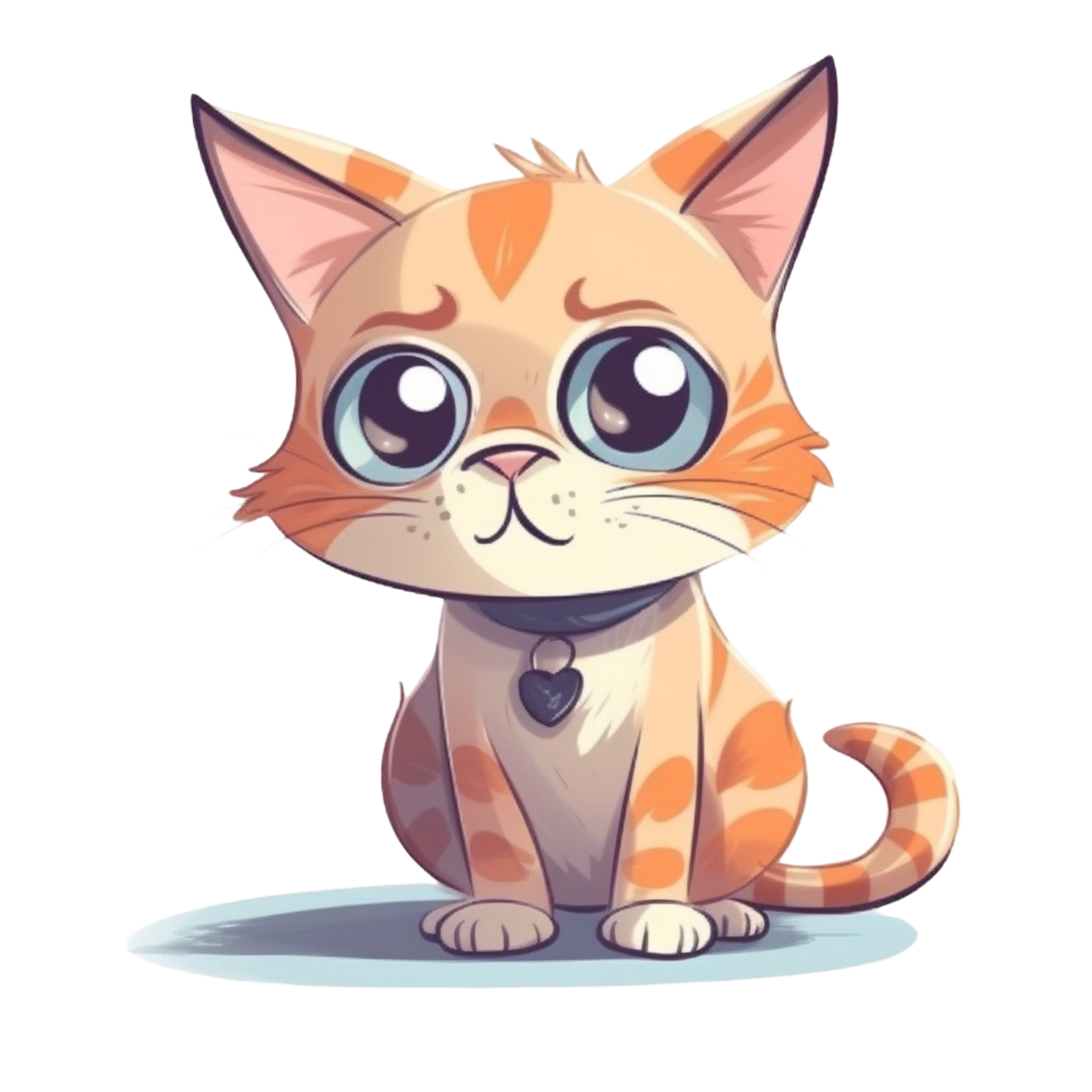 Cat Cartoon Character Clipart 23369086 Png