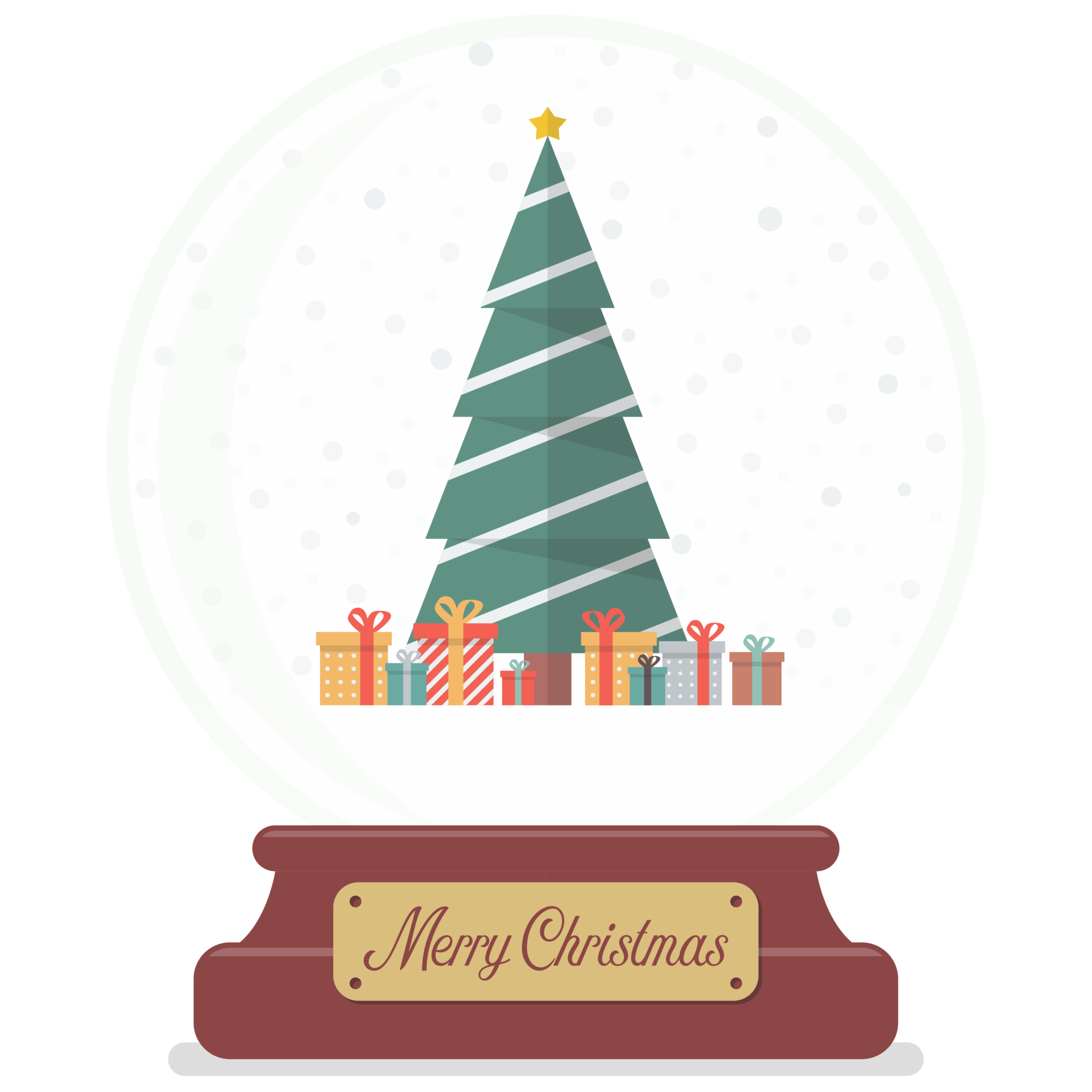 Merry Christmas Glass Ball 23369146 Png