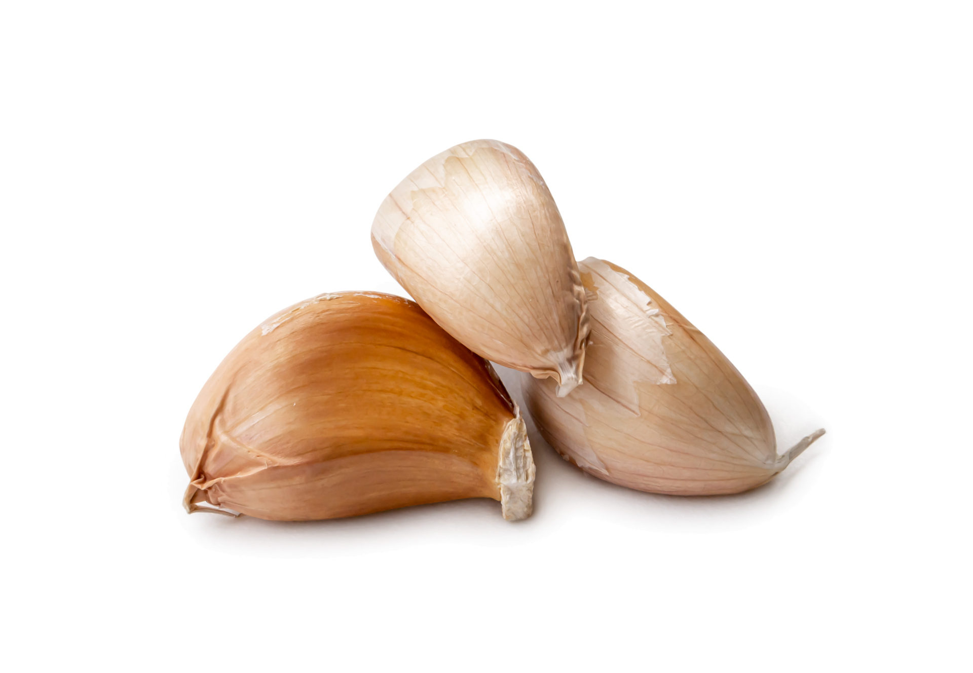 Fresh Three Garlic Cloves In Stack Isolated With Clipping Path In Png File Format 23369356 Png